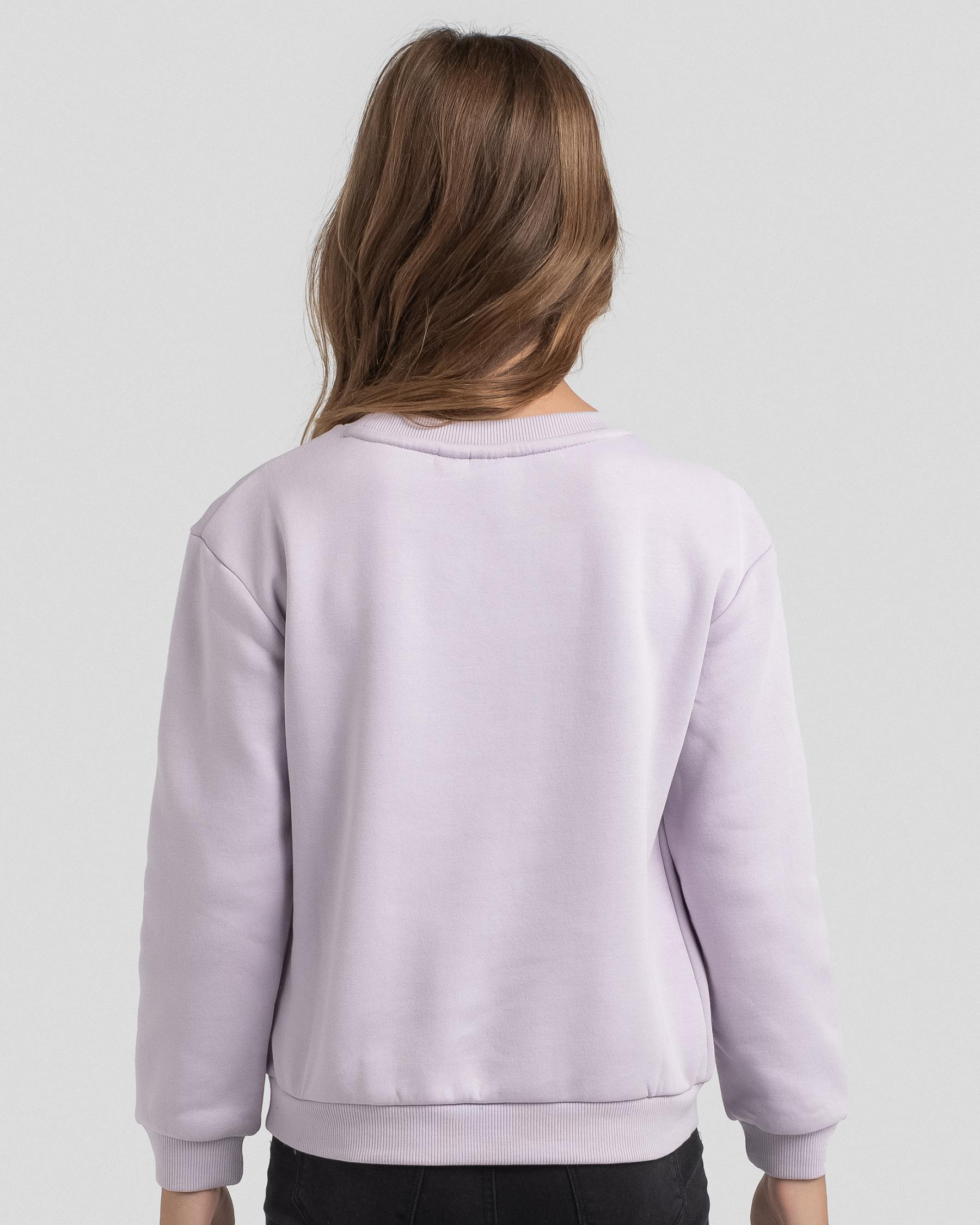 Shop Roxy Girls' Spring Day Sweatshirt In Orchid Petal - Fast Shipping ...