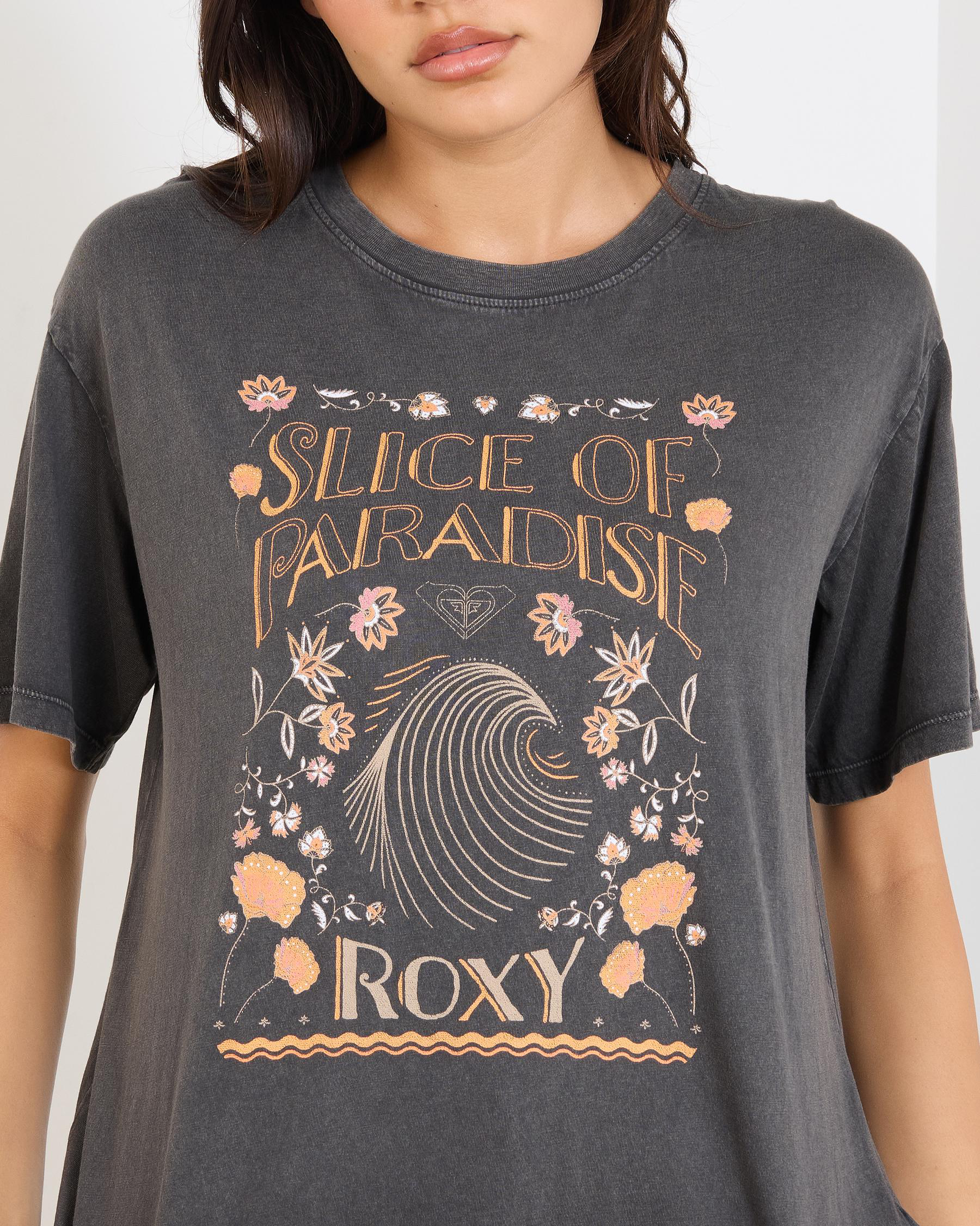 Shop Roxy Moonrise Sea T-Shirt In Phantom - Fast Shipping & Easy ...