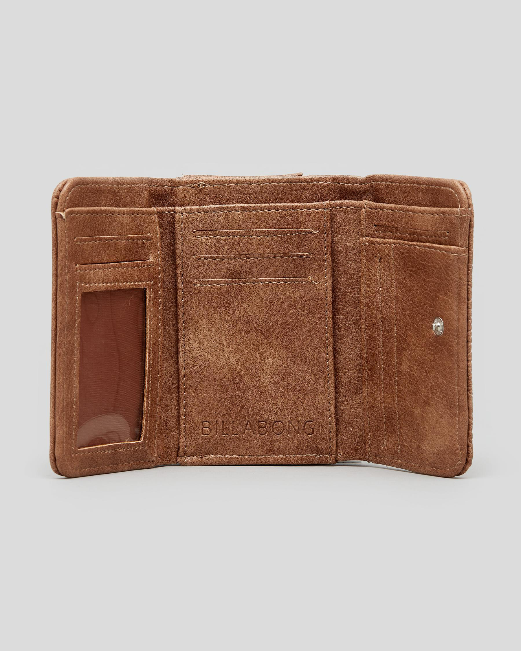 Shop Billabong New Dawn Wallet In Chocolate - Fast Shipping & Easy ...