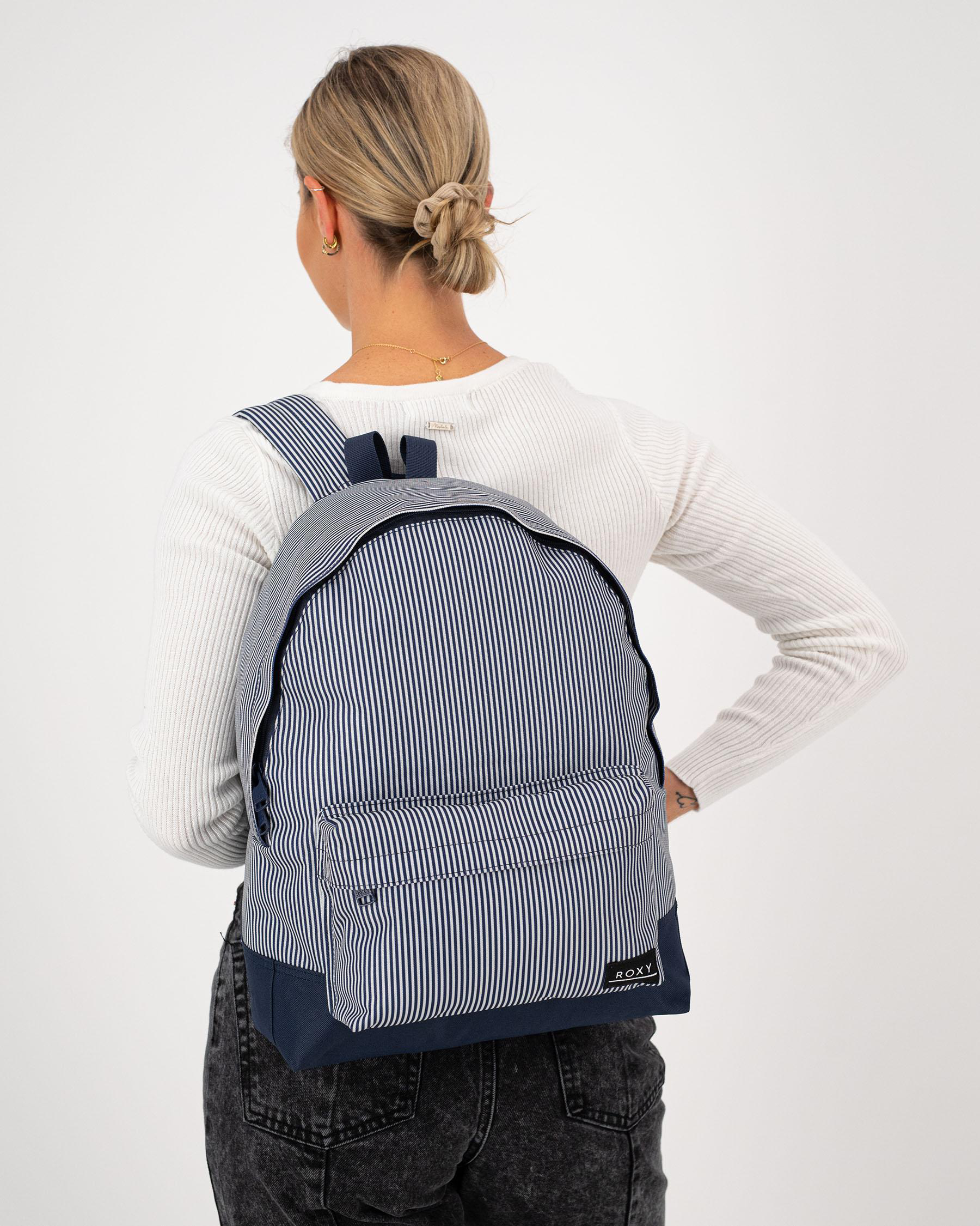 Shop Roxy Sugar Baby Backpack In Mood Indigo Vogia S - Fast Shipping ...