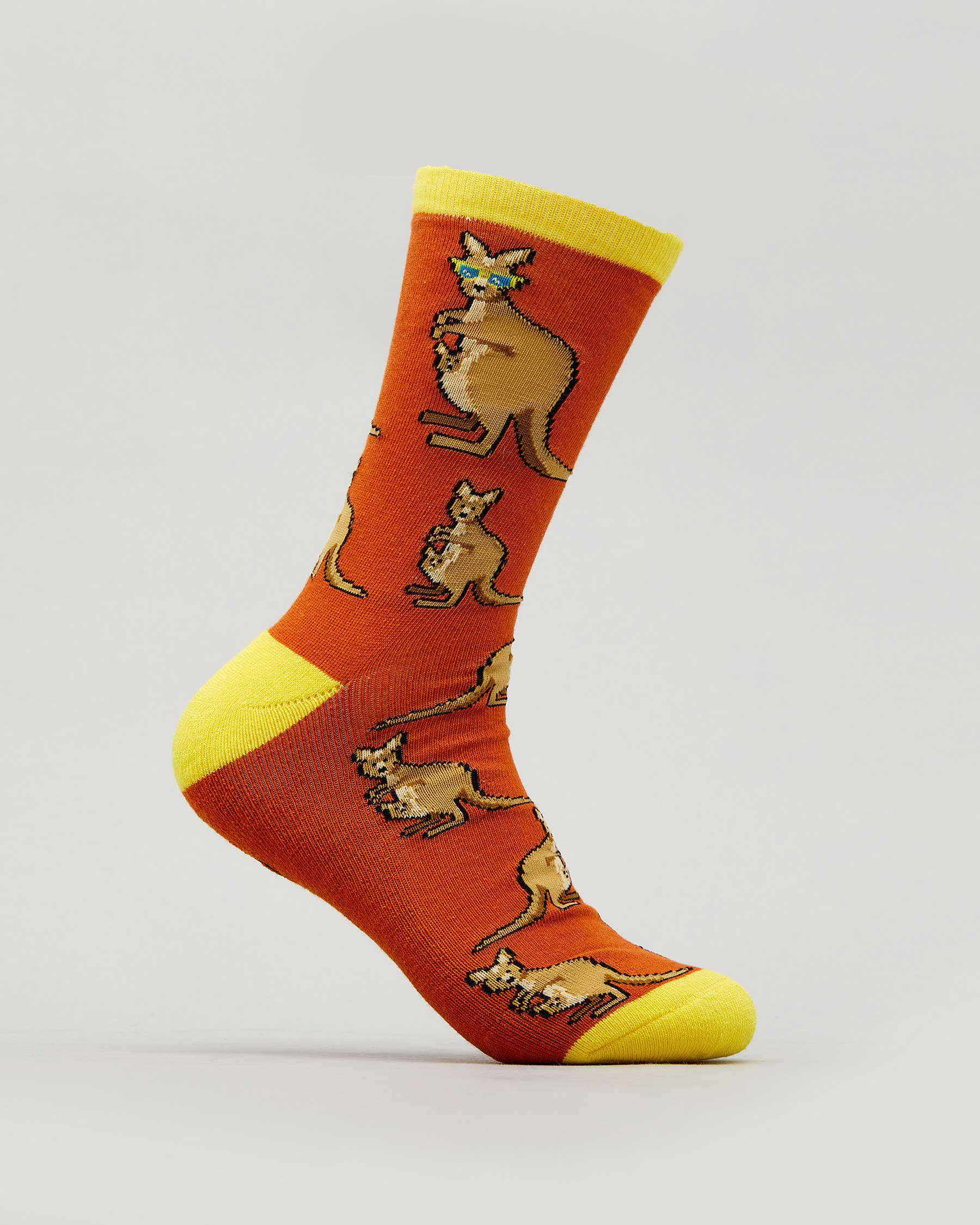 Shop Lucid Lucid Roo Socks In Red - Fast Shipping & Easy Returns - City ...