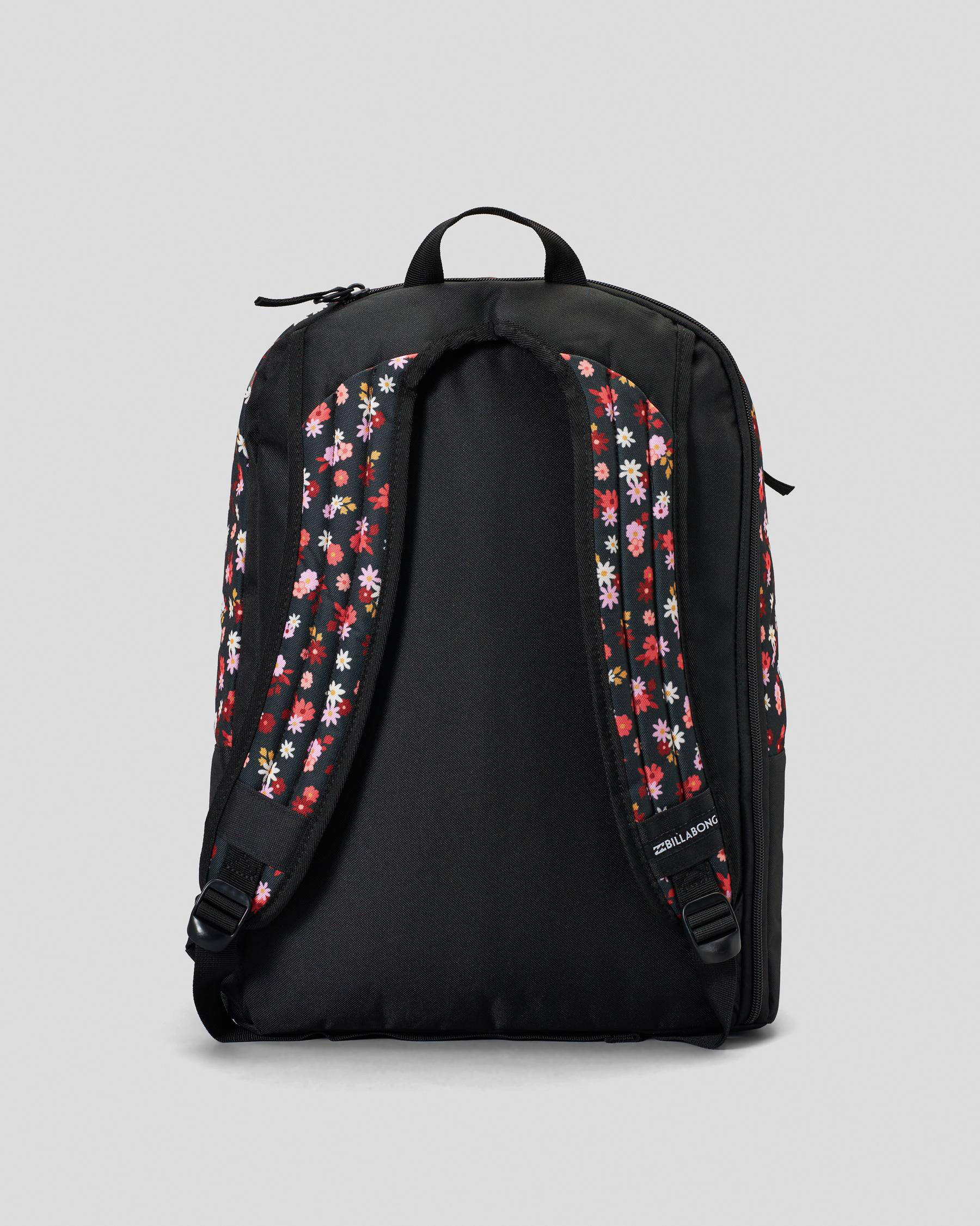 Shop Billabong Ditsy Dream Backpack In Black Pebble - Fast Shipping ...