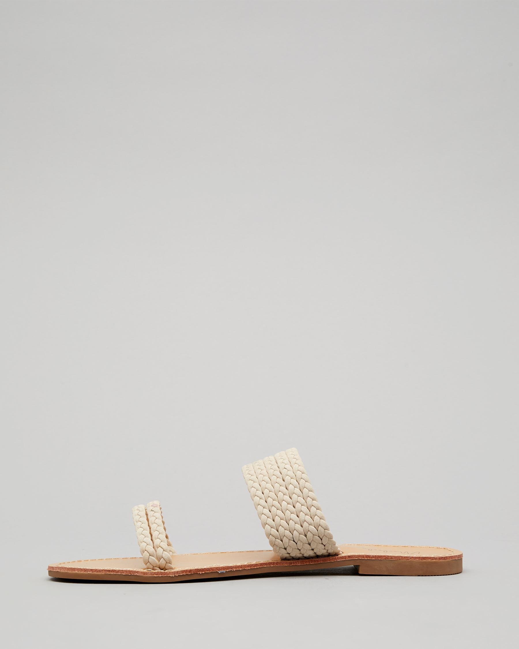 Shop Mooloola Shilah Sandals In Natural - Fast Shipping & Easy Returns ...