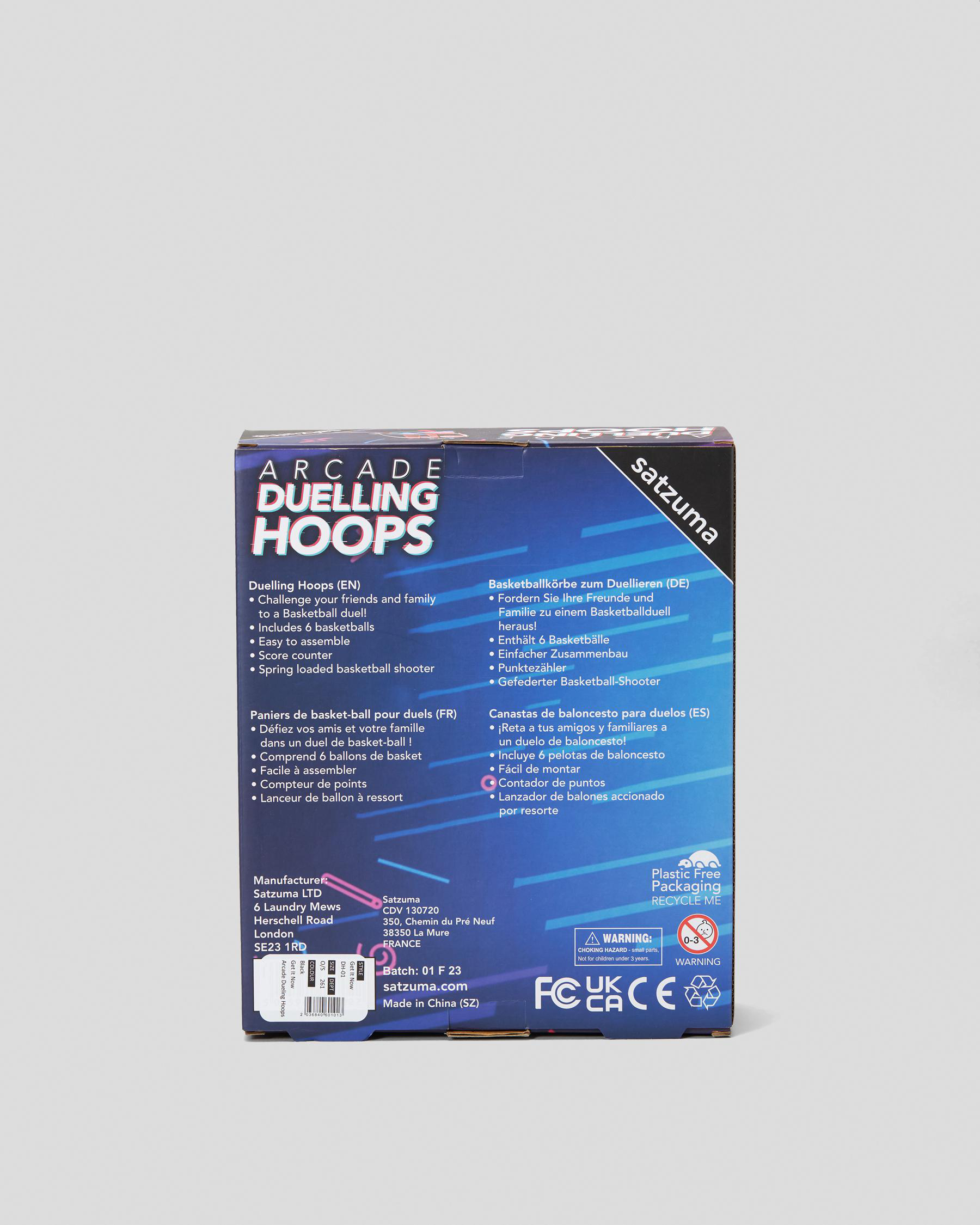 Shop Get It Now Arcade Dueling Hoops Game In Black - Fast Shipping ...