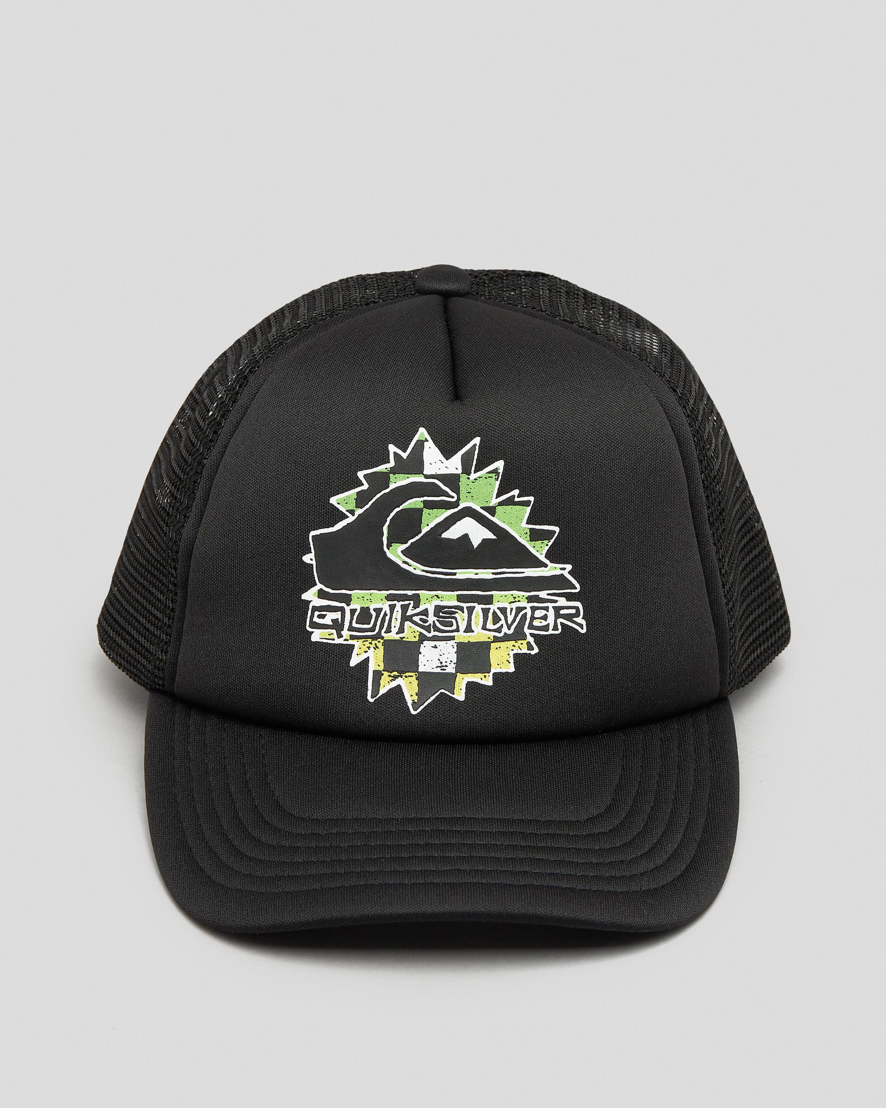 Shop Quiksilver Boys' Slab Hunter Cap In Black - Fast Shipping & Easy ...