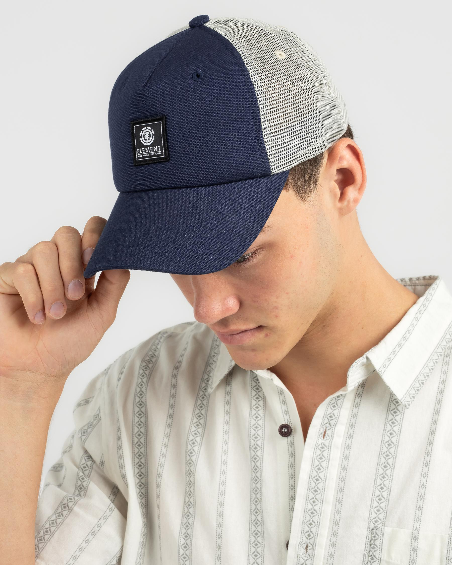 Shop Element Icon Mesh Cap In Dark Navy - Fast Shipping & Easy Returns ...