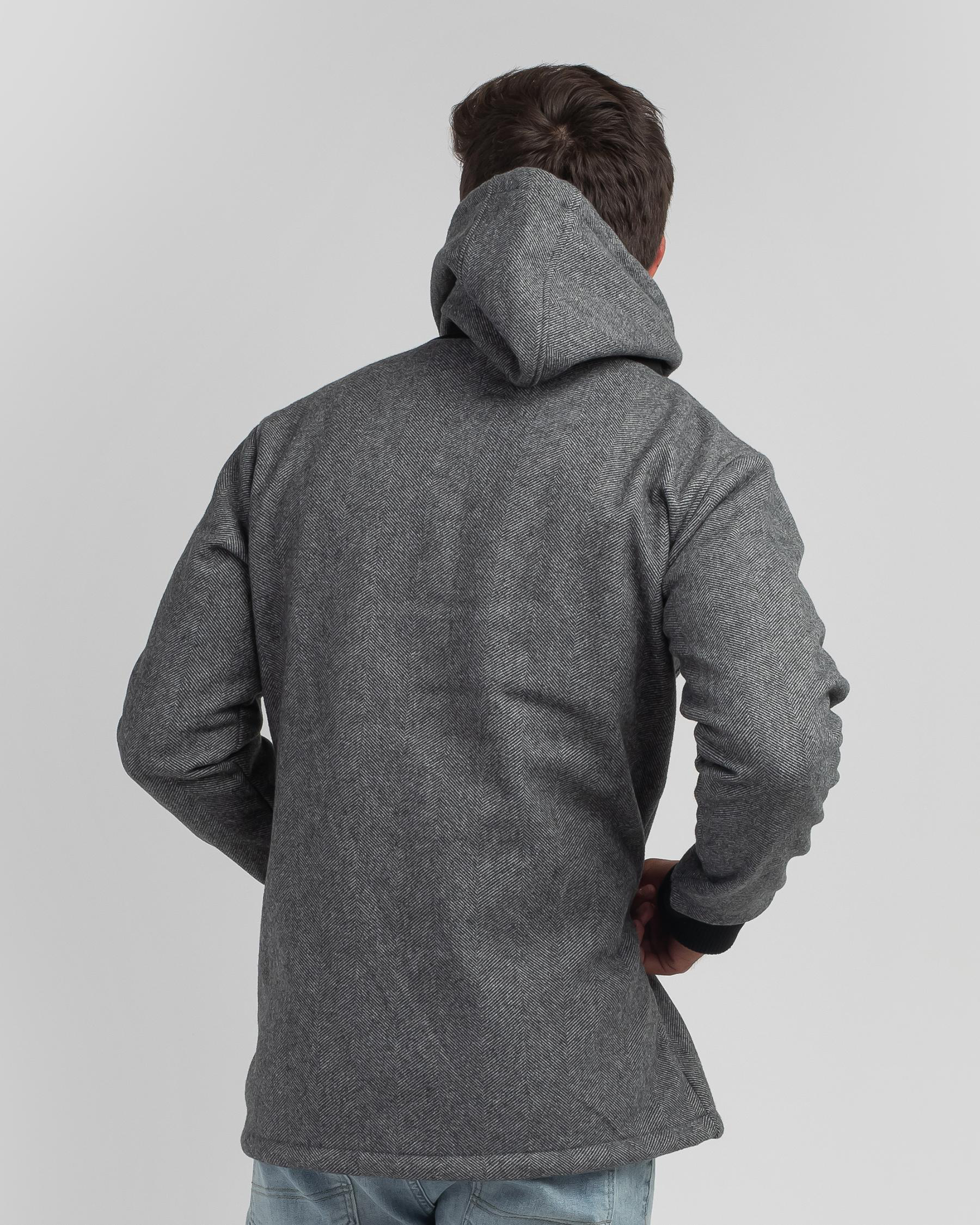 Shop Jacks Echo Hooded Jacket In Black - Fast Shipping & Easy Returns - City Beach Australia