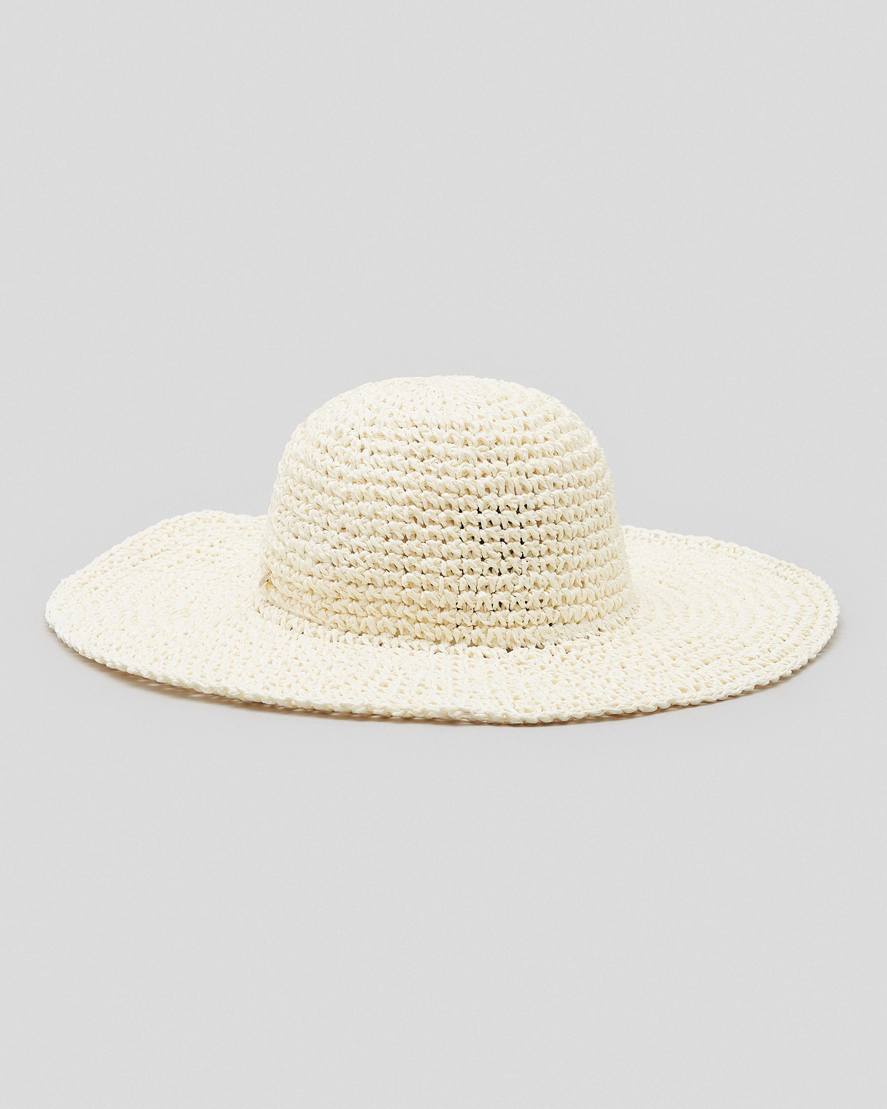 Shop Rusty Romance Floppy Hat In Bone - Fast Shipping & Easy Returns ...
