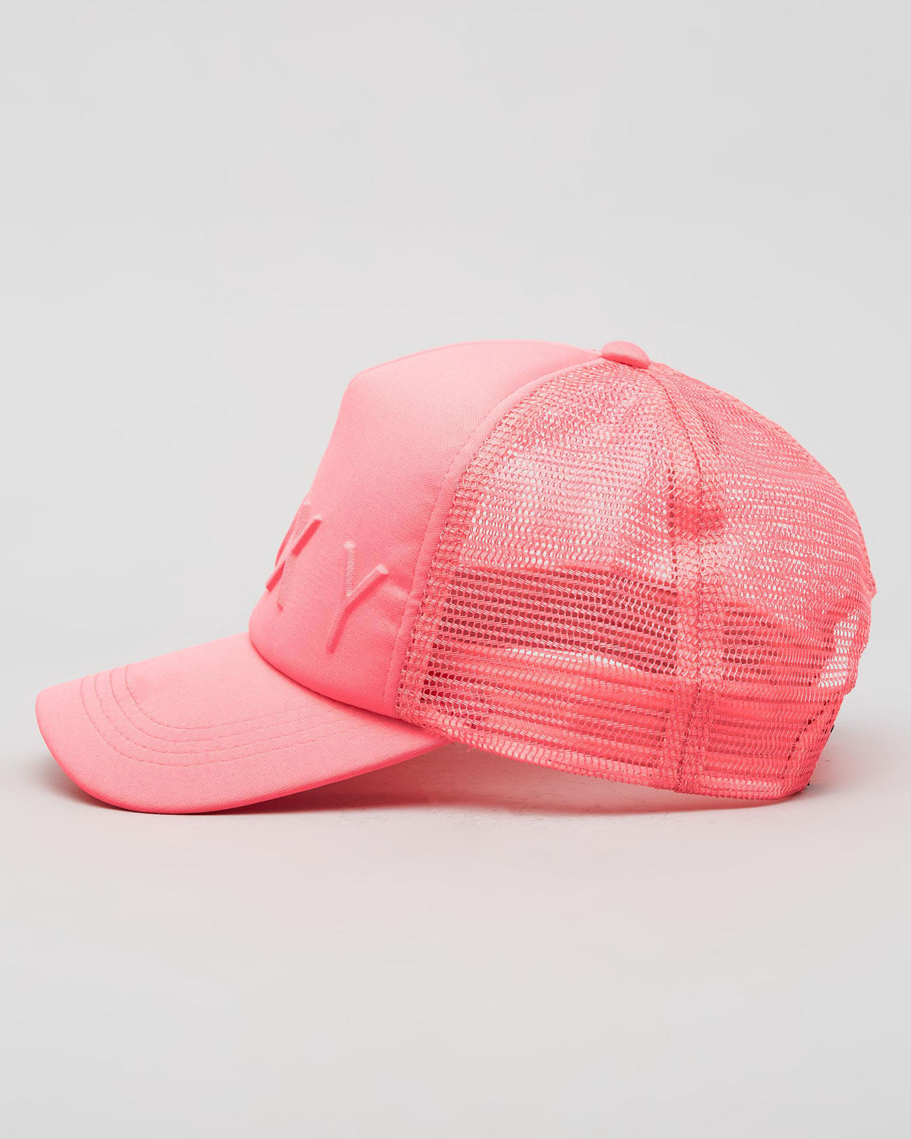 Shop Roxy Brighter Day Trucker Cap In Desert Rose - Fast Shipping ...