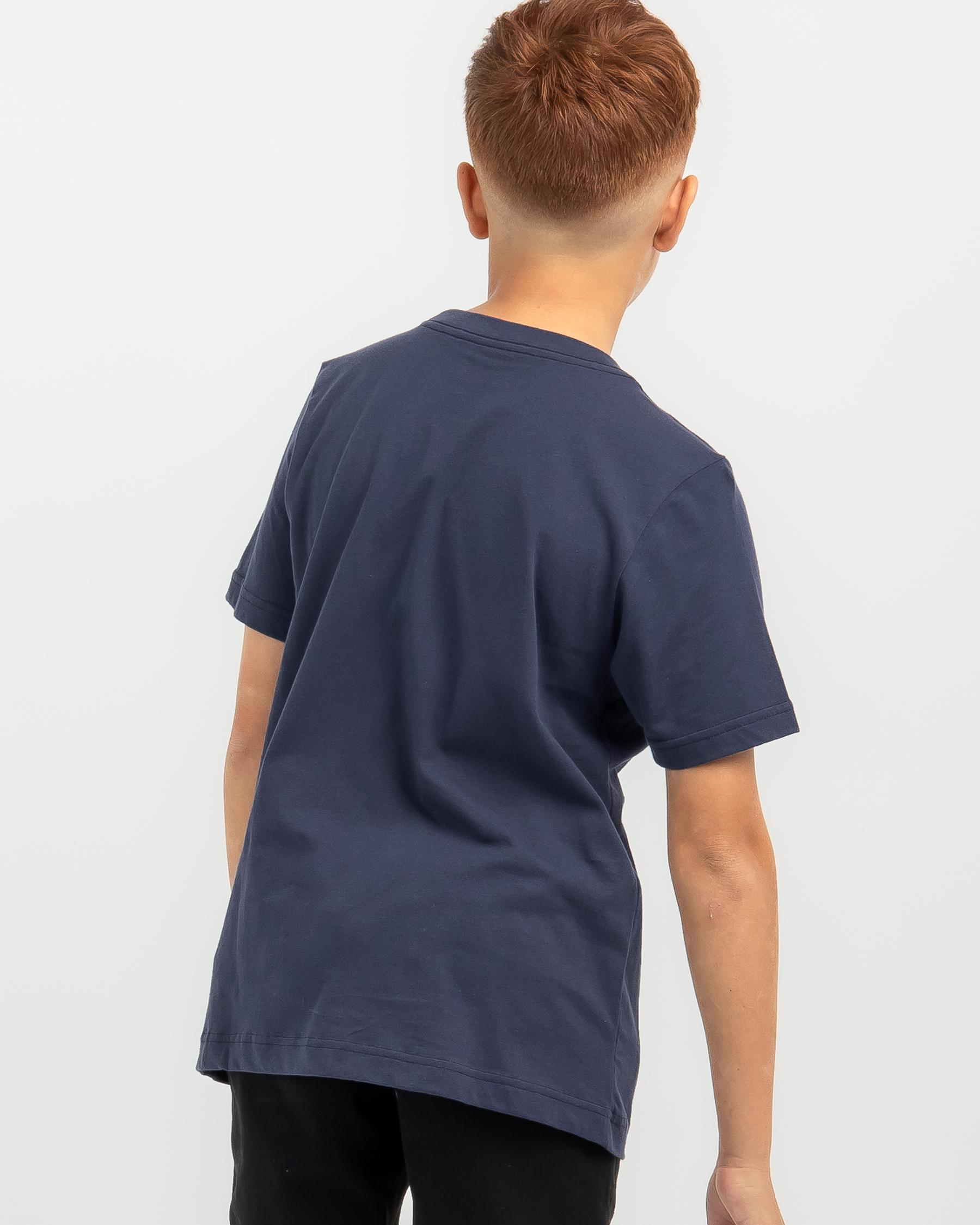 Shop Fox Boys' Pinnacle T-Shirt In Deep Cobalt - Fast Shipping & Easy ...