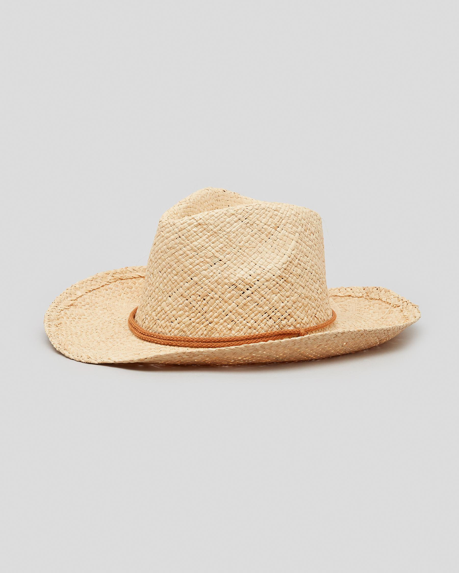 Shop Mooloola Layla Cowgirl Hat In Natural - Fast Shipping & Easy ...