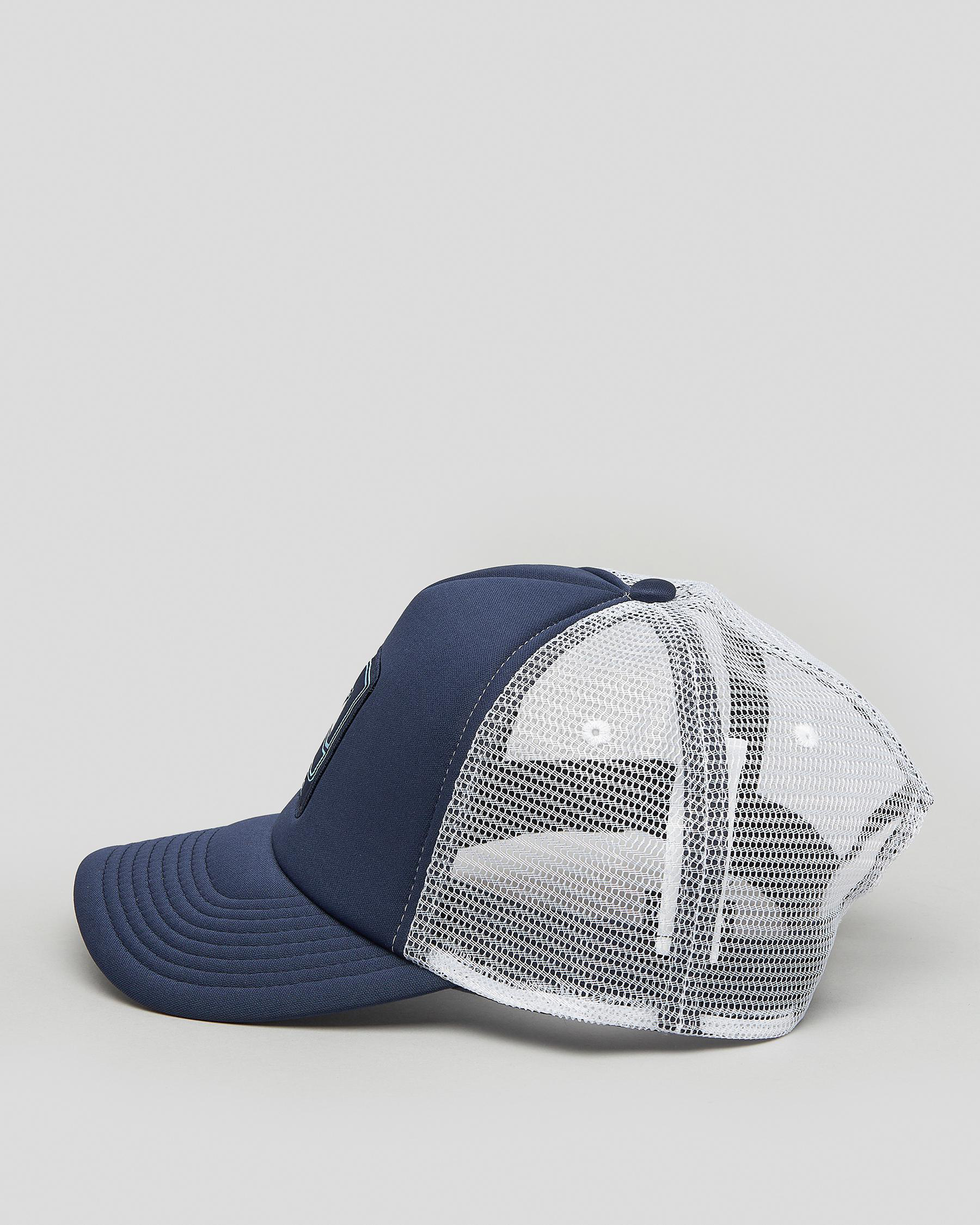 Shop Quiksilver Slab Ripper Trucker Cap In Navy Blazer - Fast Shipping ...