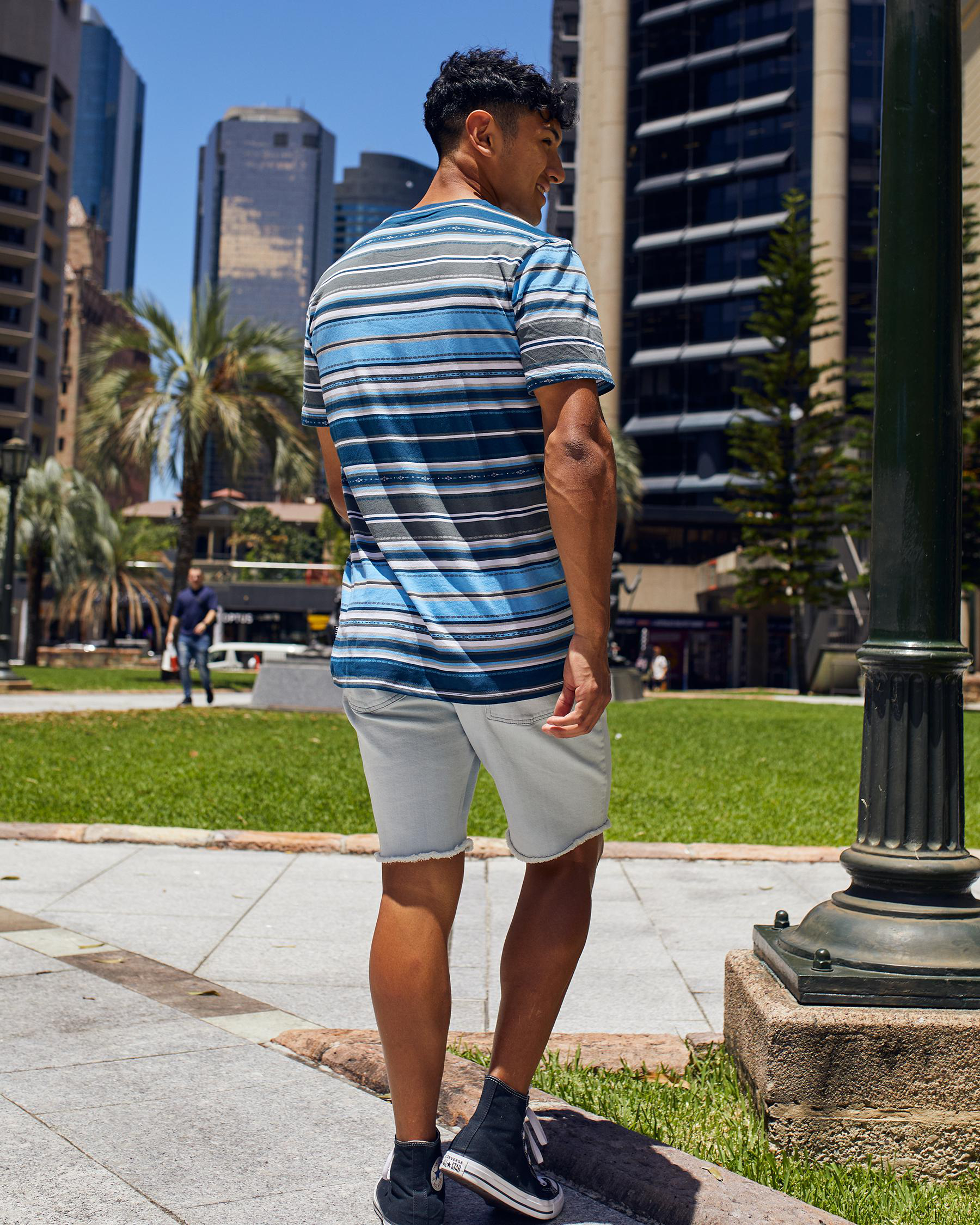 Shop Skylark Interact T-Shirt In Slate Blue - Fast Shipping & Easy ...