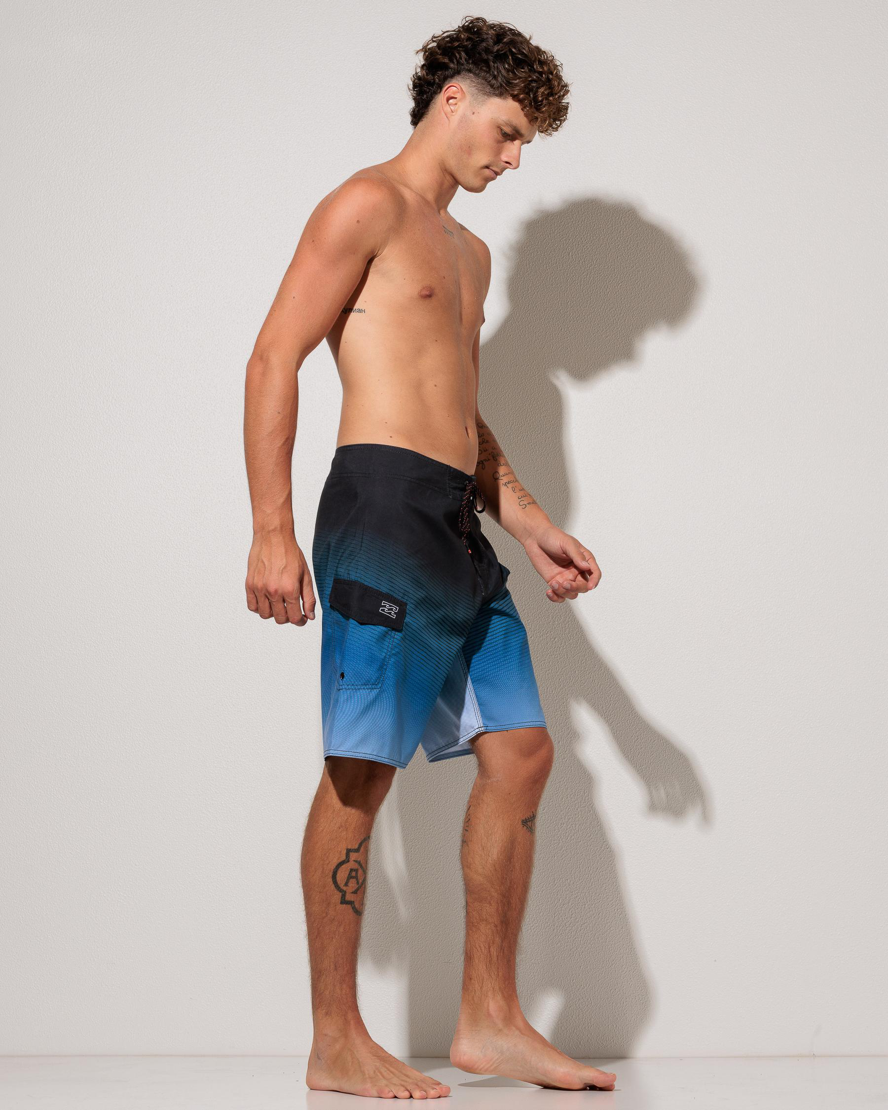 Billabong Volts OG Board Shorts In Crystal Blue - FREE* Shipping & Easy ...
