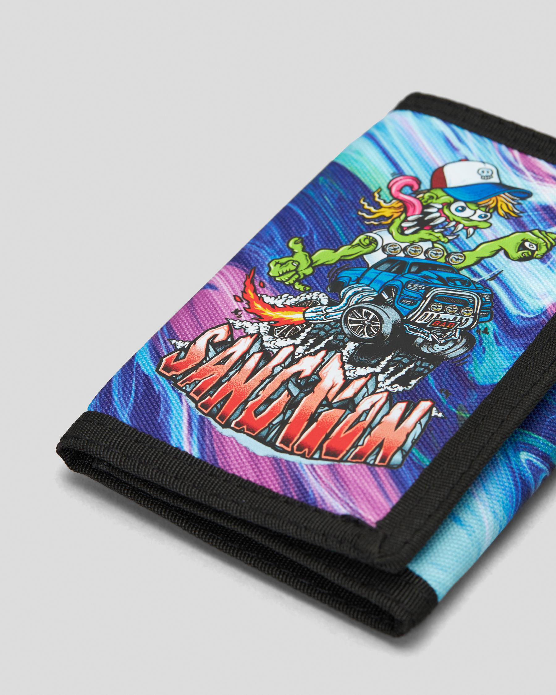 Shop Sanction Buck Tri Fold Wallet In Black - Fast Shipping & Easy ...