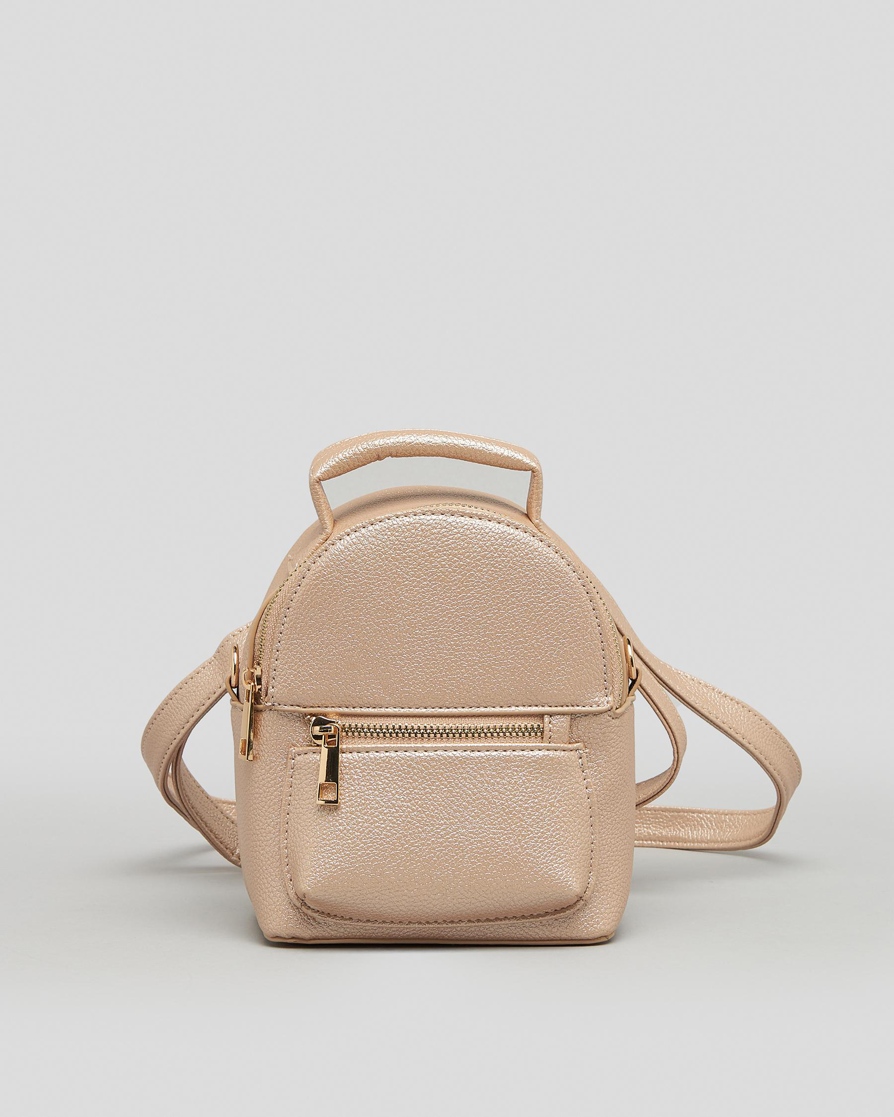 Shop Ava And Ever Jenny Mini Backpack In Rose Gold - Fast Shipping ...