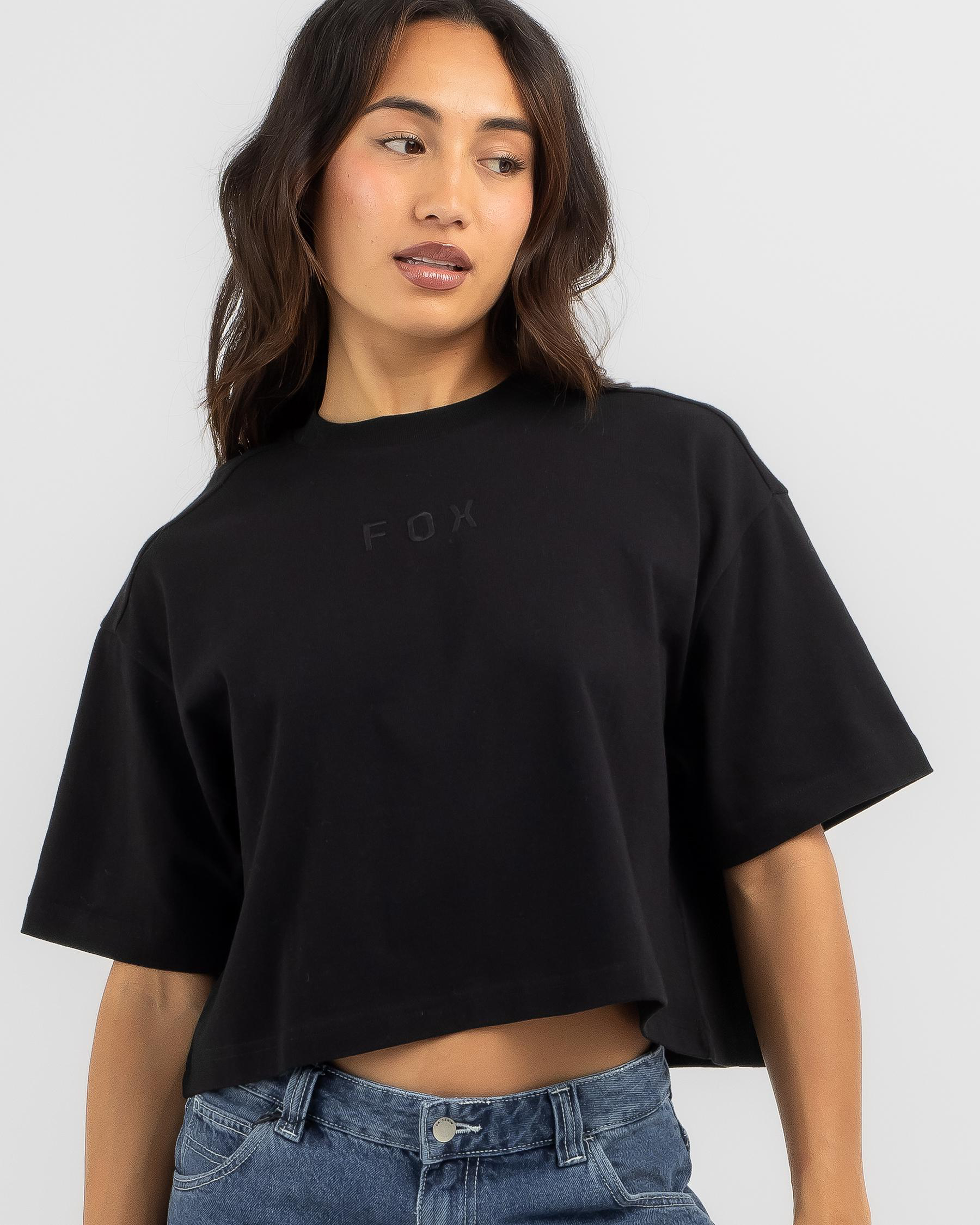 Shop Fox Workmark OS Crop Top In Black - Fast Shipping & Easy Returns ...