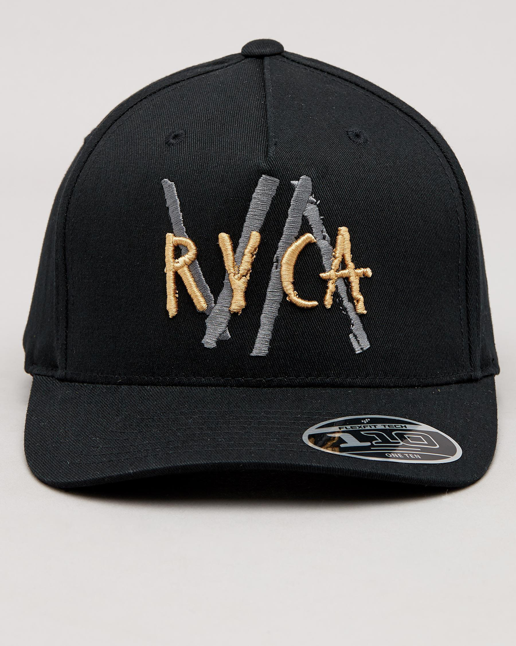 Shop RVCA Sands Pinched Cap In Black - Fast Shipping & Easy Returns ...
