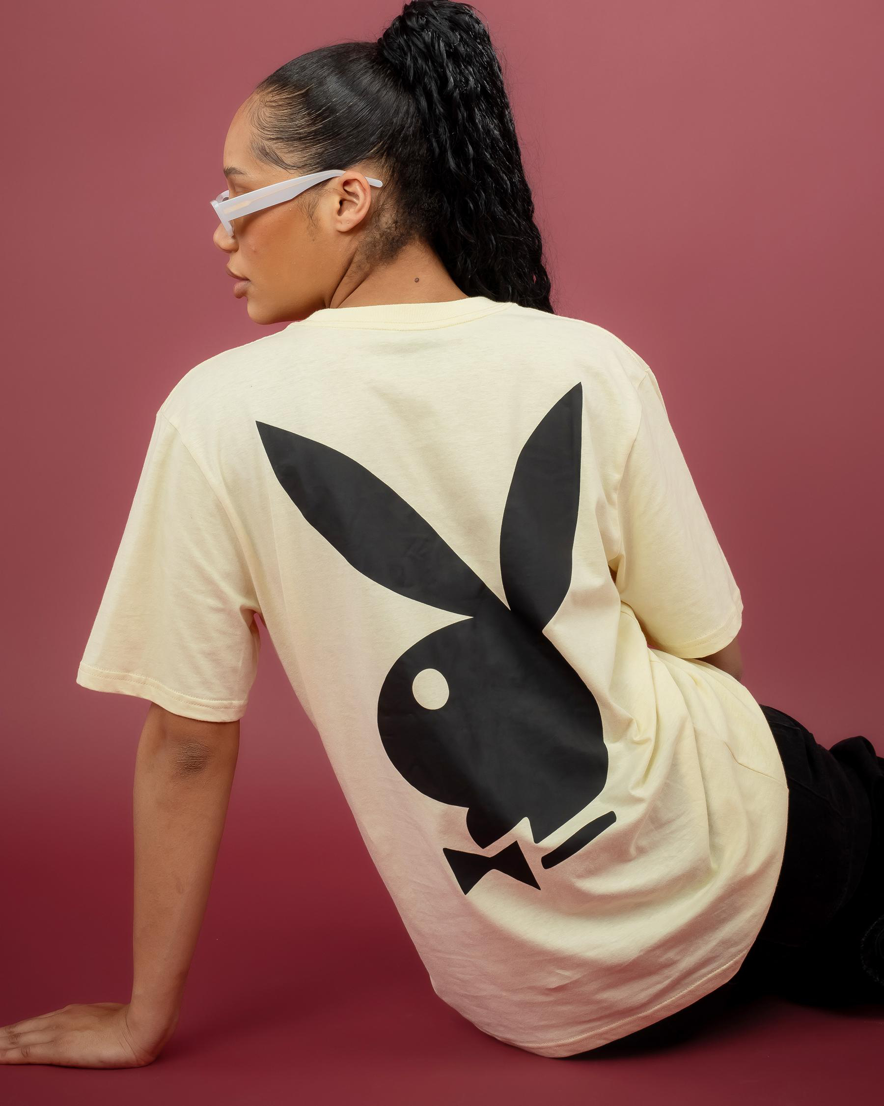 Shop Playboy Bunny Stack T-Shirt In Butter - Fast Shipping & Easy Returns - City Beach Australia