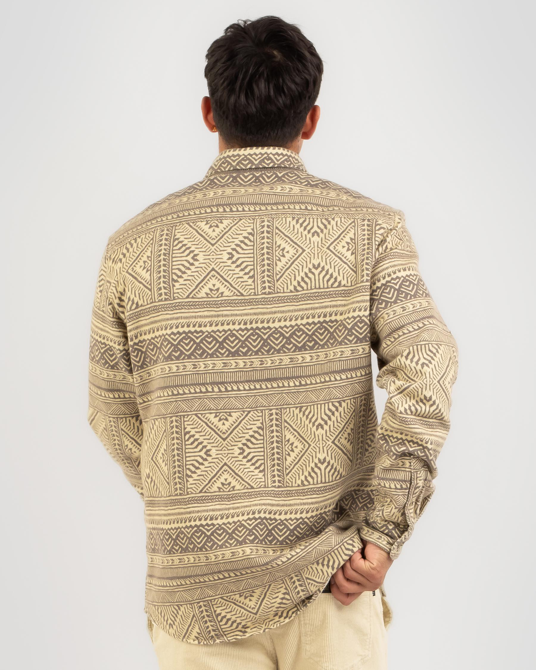 Shop Skylark Aztec Long Sleeve Flanno Shirt In Multi - Fast Shipping ...