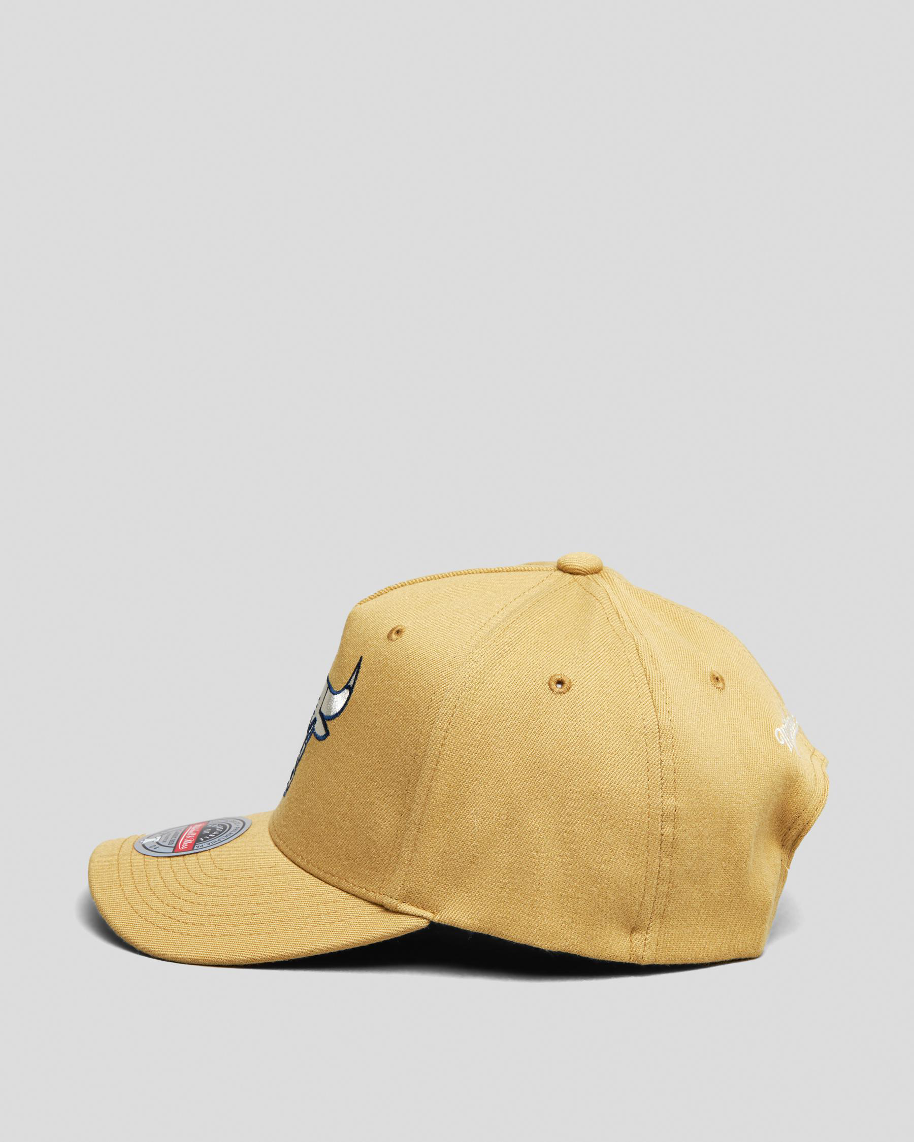Shop Mitchell & Ness Chicago Bulls Cap In Tan - Fast Shipping & Easy ...