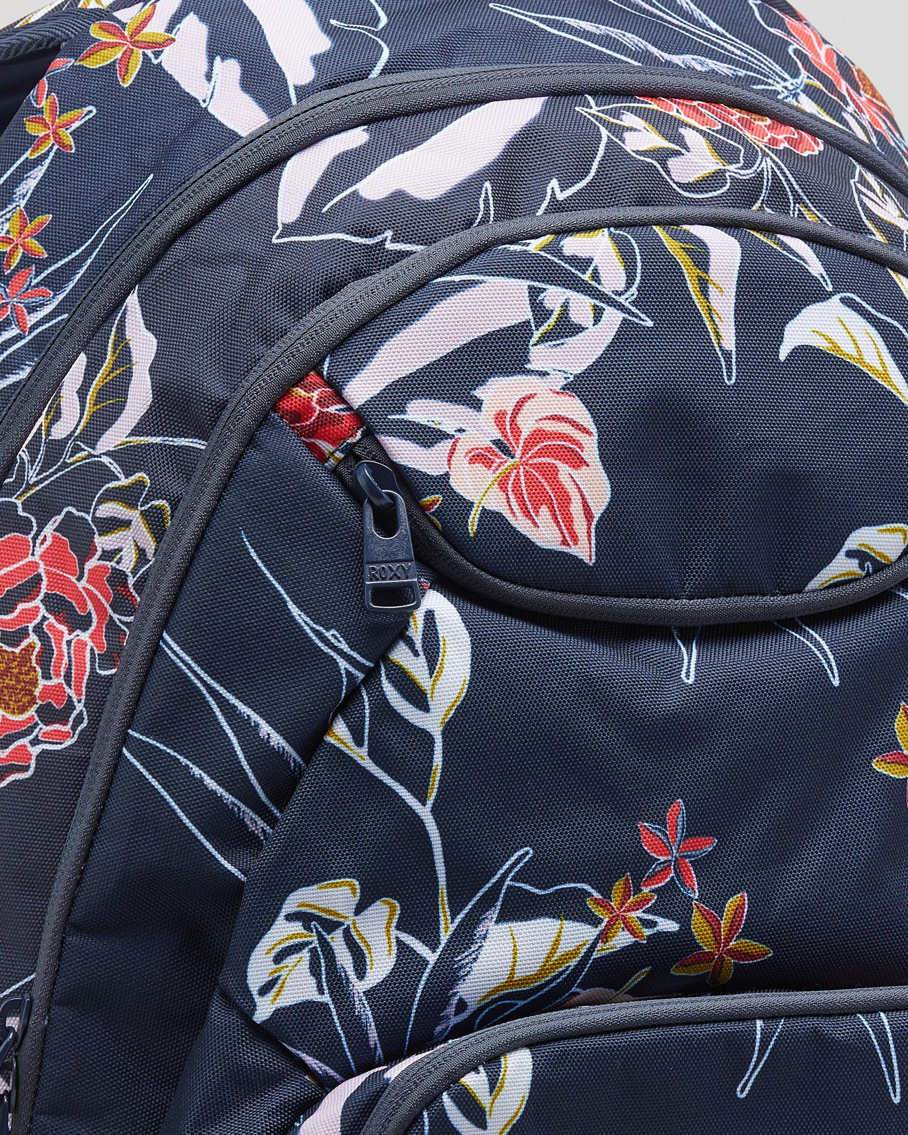 Shop Roxy Shadow Swell Backpack In Mood Indigo Sunset Boogie - Fast ...