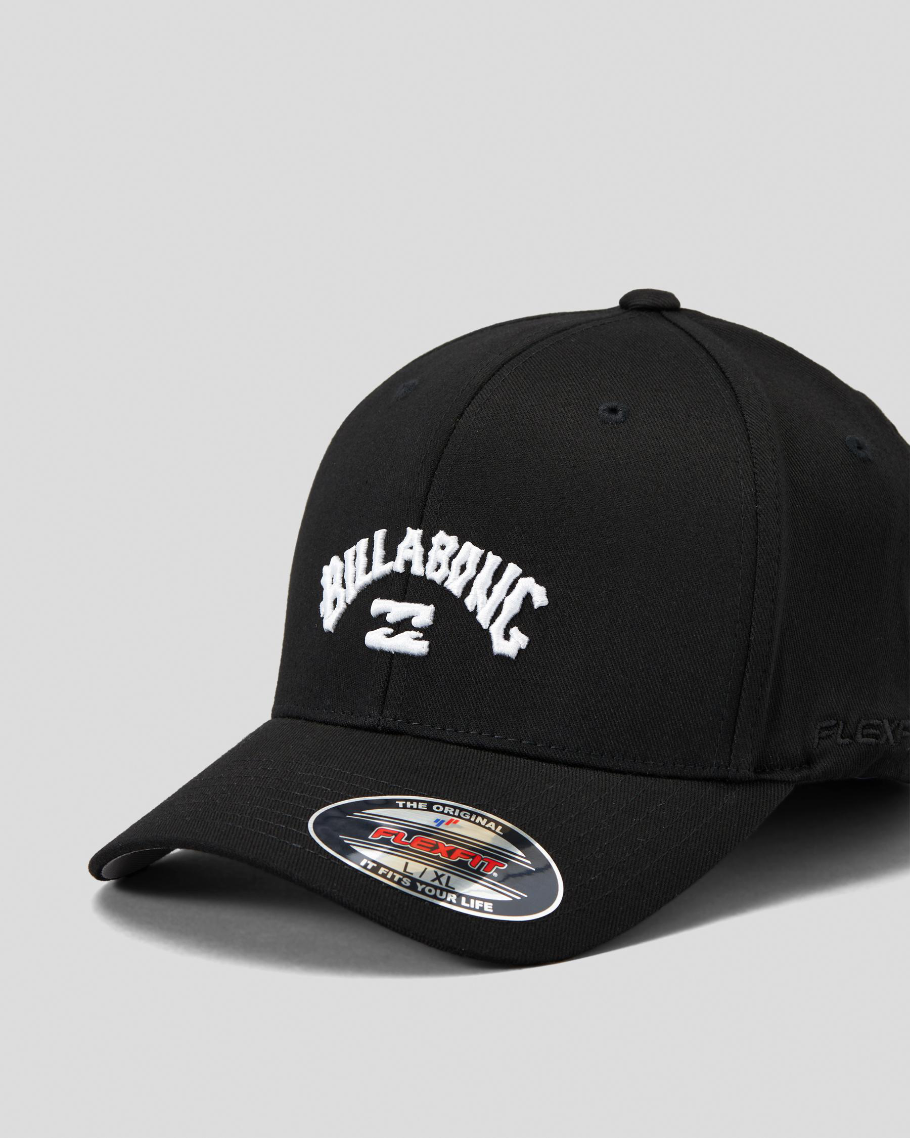 Shop Billabong Arch Flexfit Cap In Black - Fast Shipping & Easy Returns ...