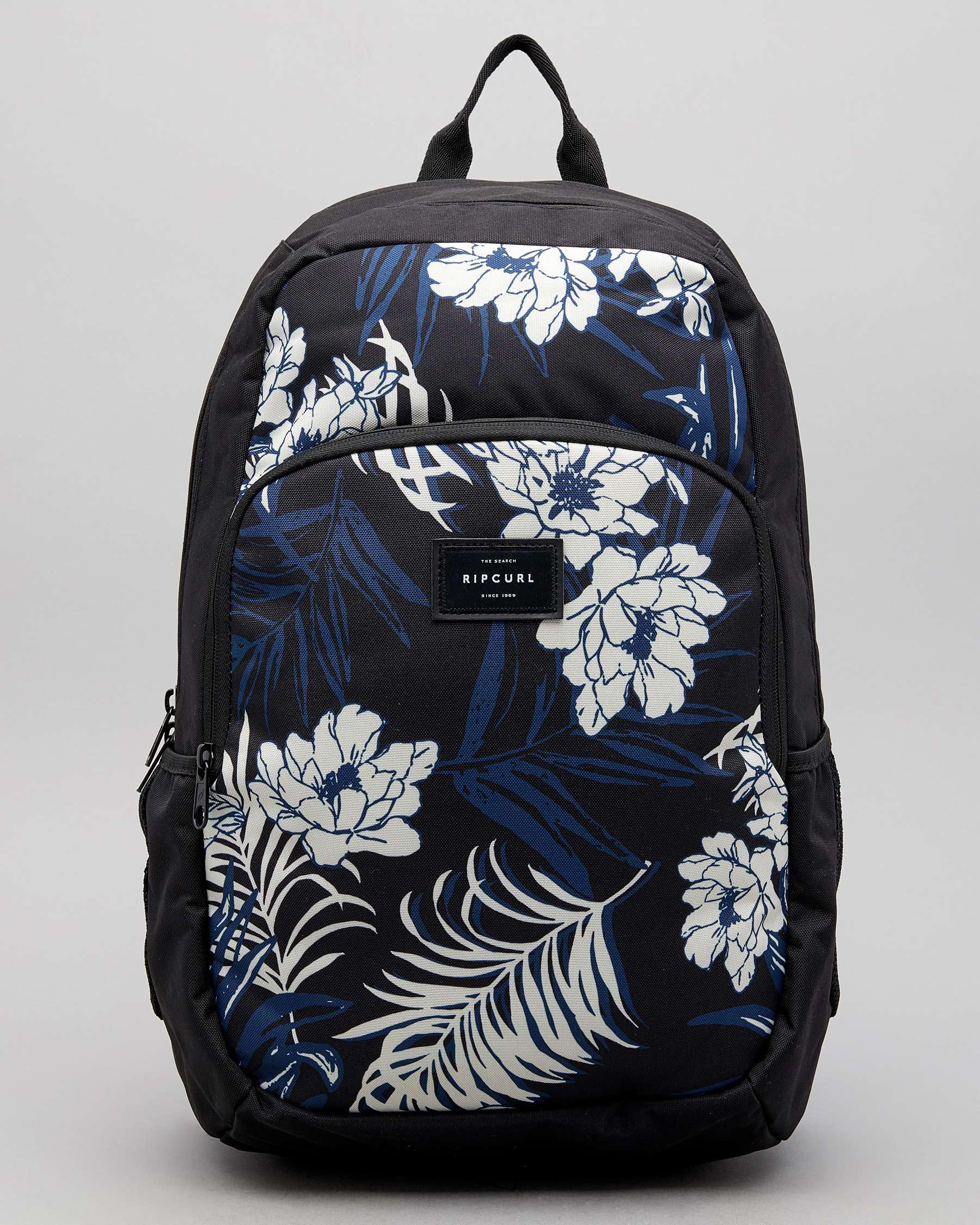 Shop Rip Curl Ozone Backpack In Black - Fast Shipping & Easy Returns ...