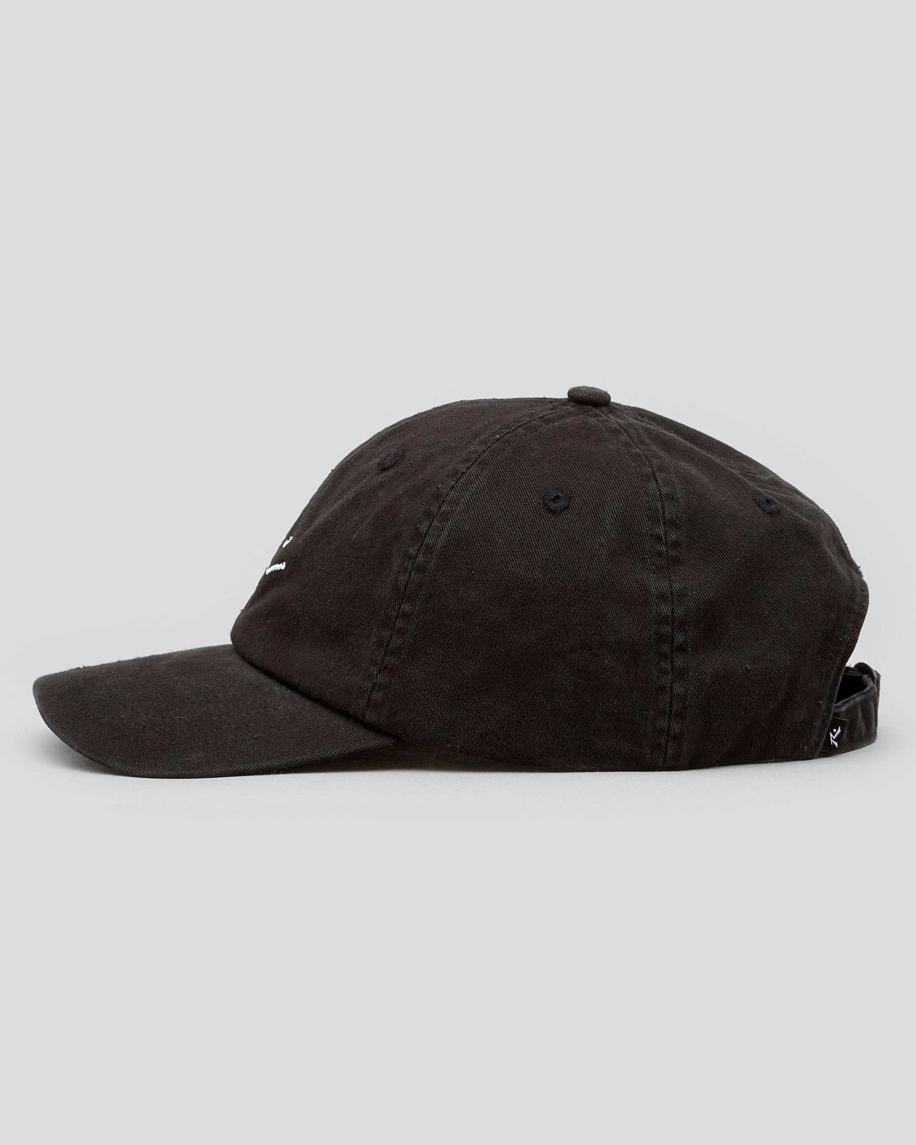 Shop Rusty Shadow Adjustable Cap In Black - Fast Shipping & Easy ...