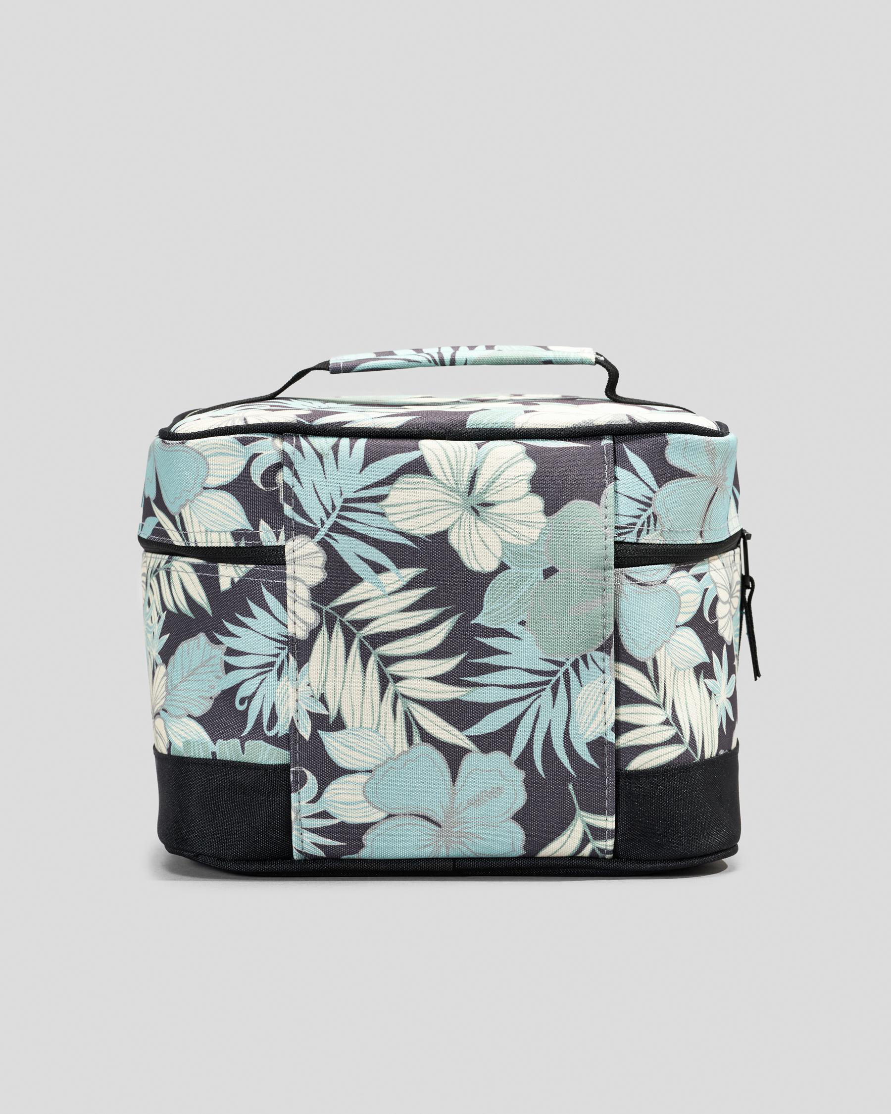 Shop Volcom Patch Attack Deluxe Makeup Case In Sea Glass - Fast Shipping & Easy Returns - City ...