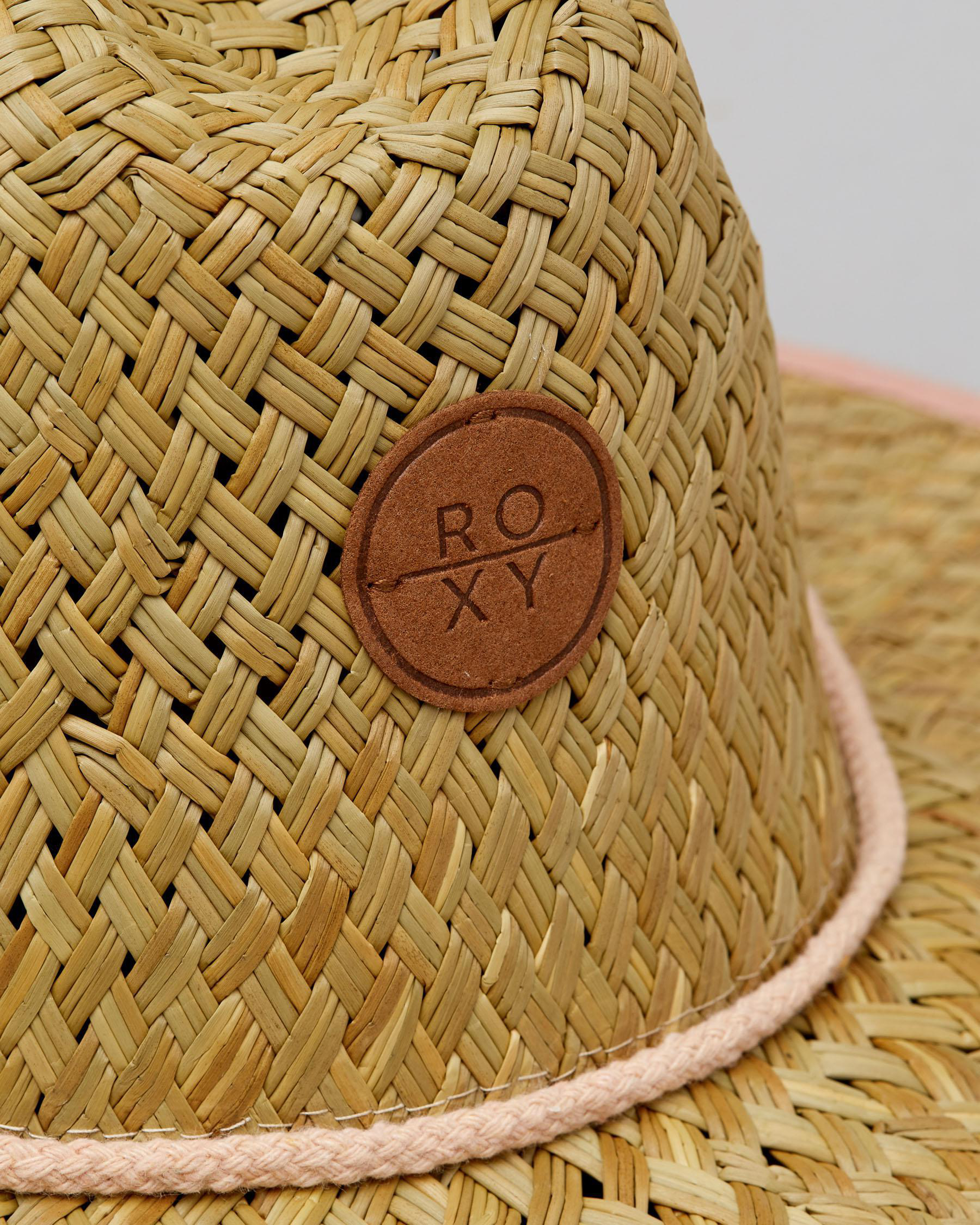 Shop Roxy Pina to My Colada Panama Hat In Cafe Creme - Fast Shipping ...