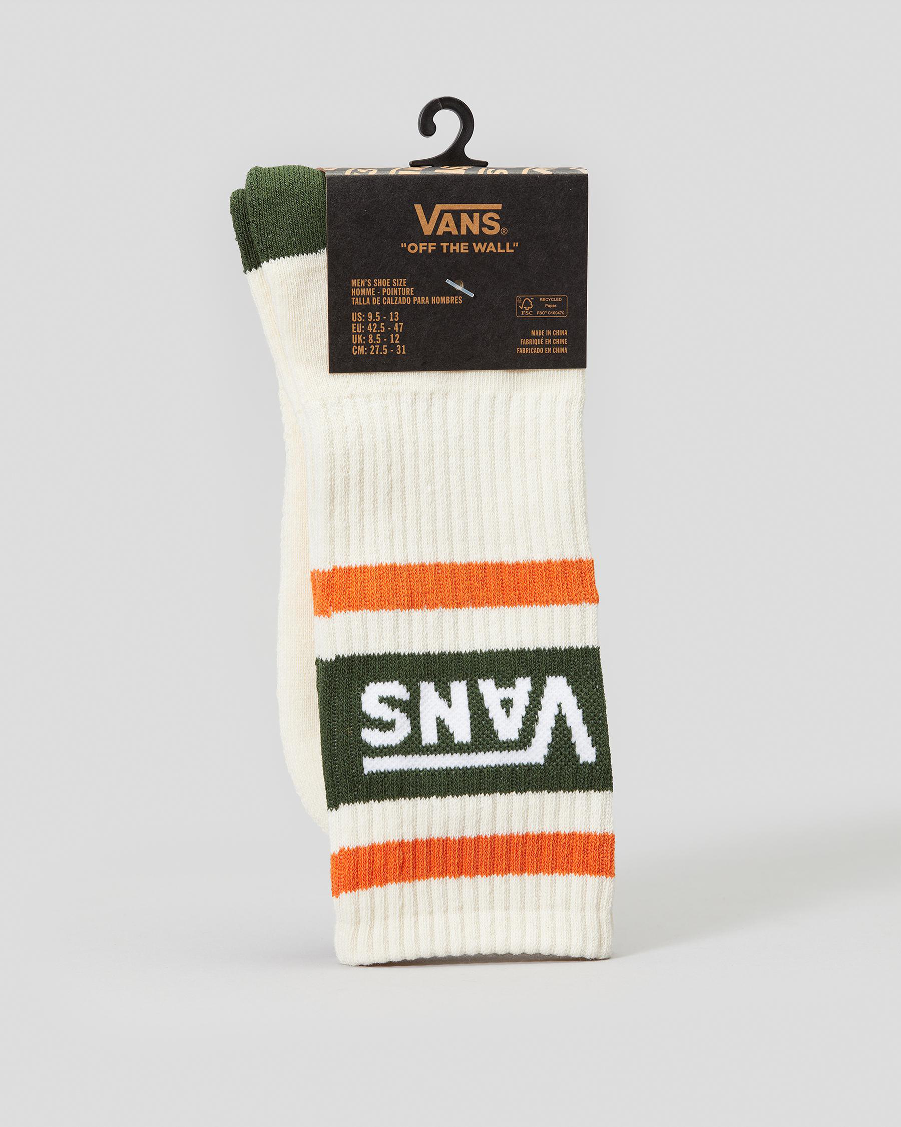 Vans Drop V Crew Socks In Mountain View - FREE* Shipping & Easy Returns ...