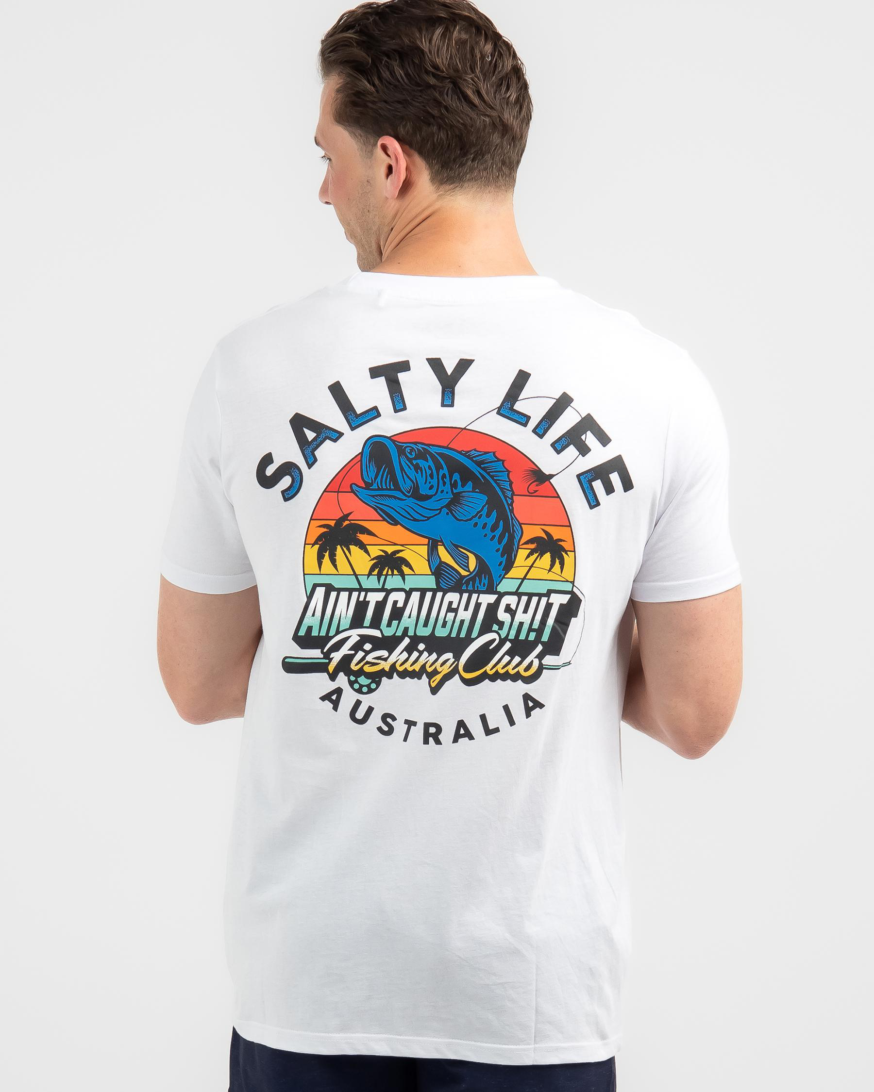 Salty Life Gotcha T-Shirt In White - Fast Shipping & Easy Returns ...