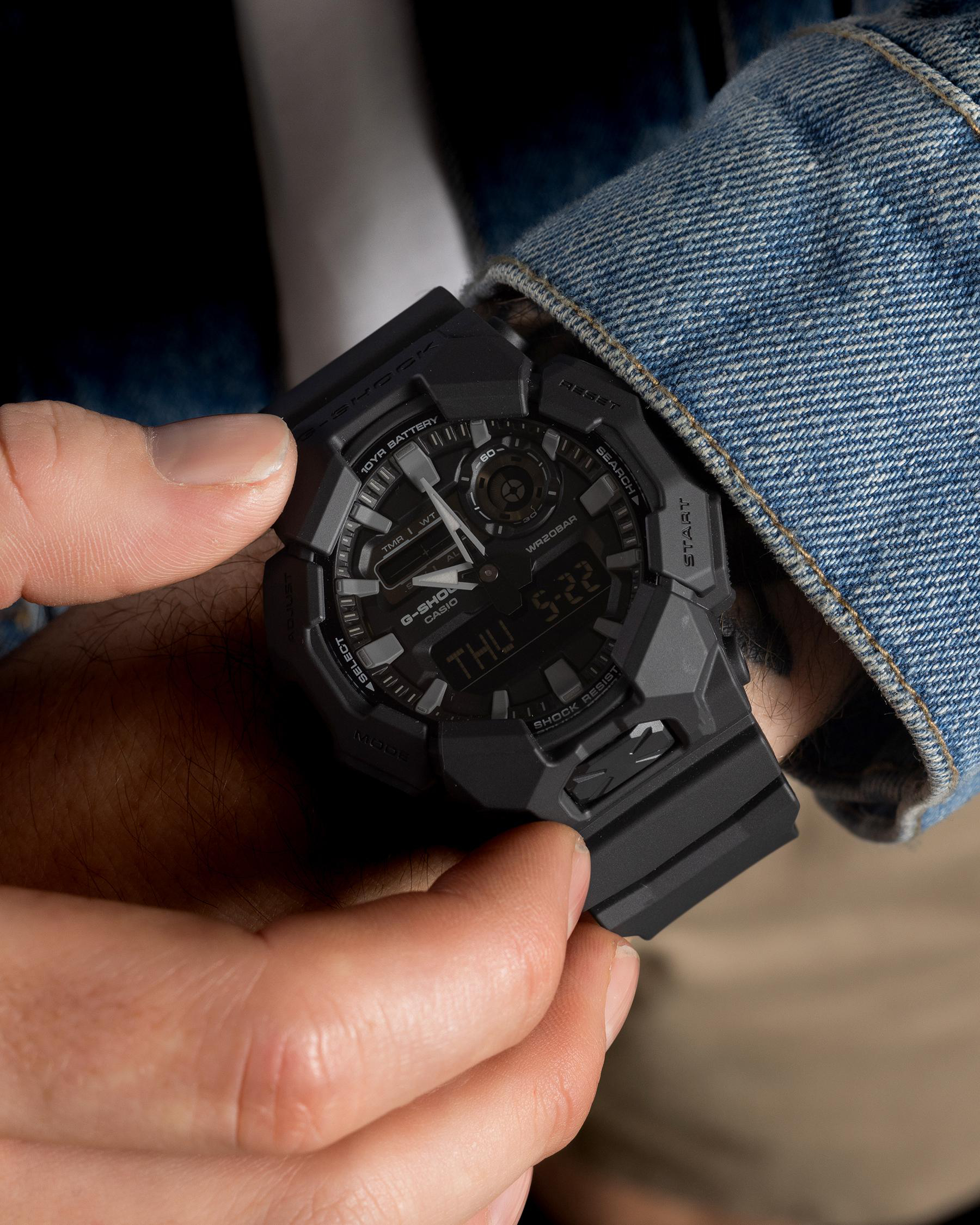 Shop G-Shock GD010-1A1 Watch In Black - Fast Shipping & Easy Returns ...
