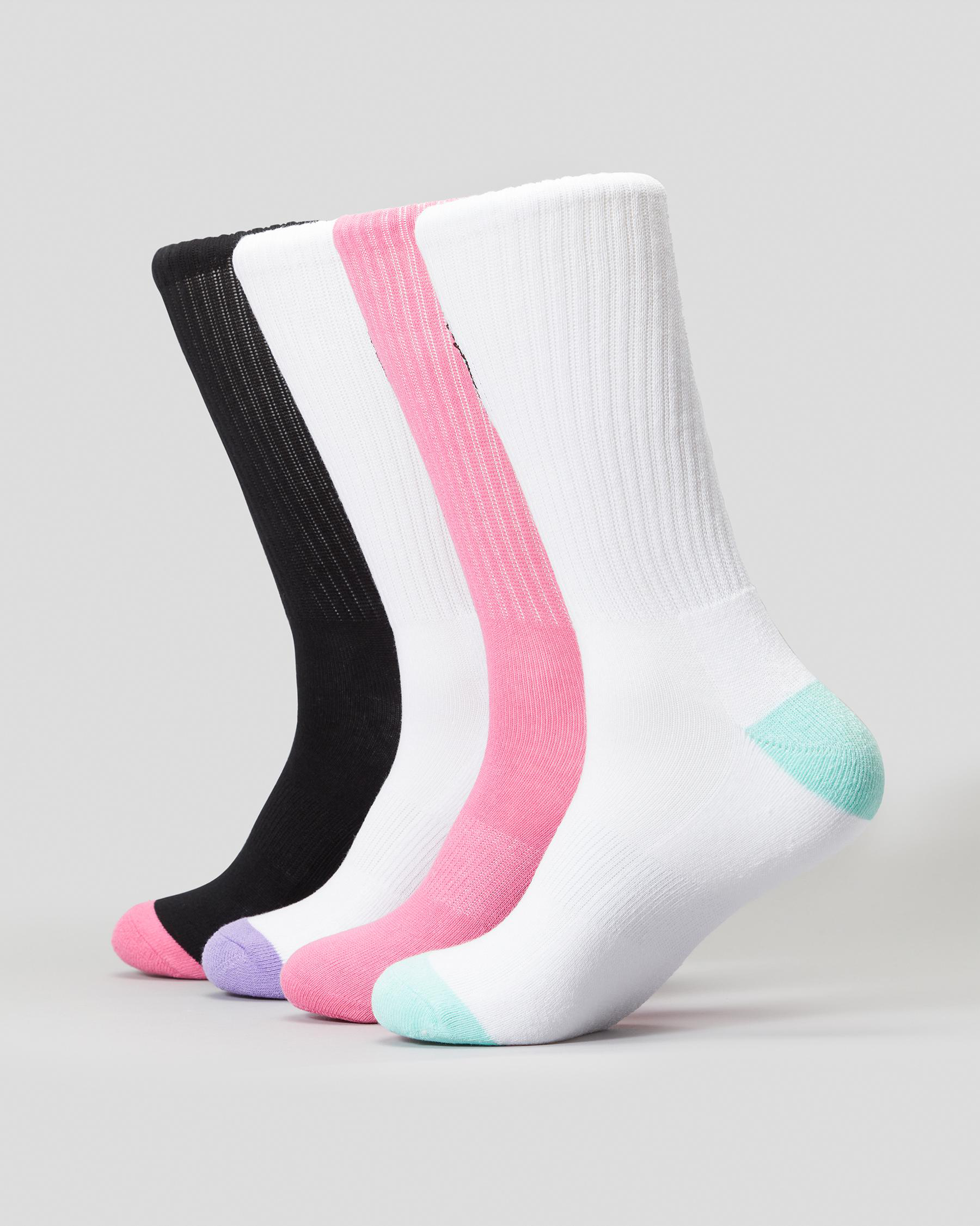 Shop Santa Cruz Pop Dot Sock 4 Pack In Multi - Fast Shipping & Easy ...