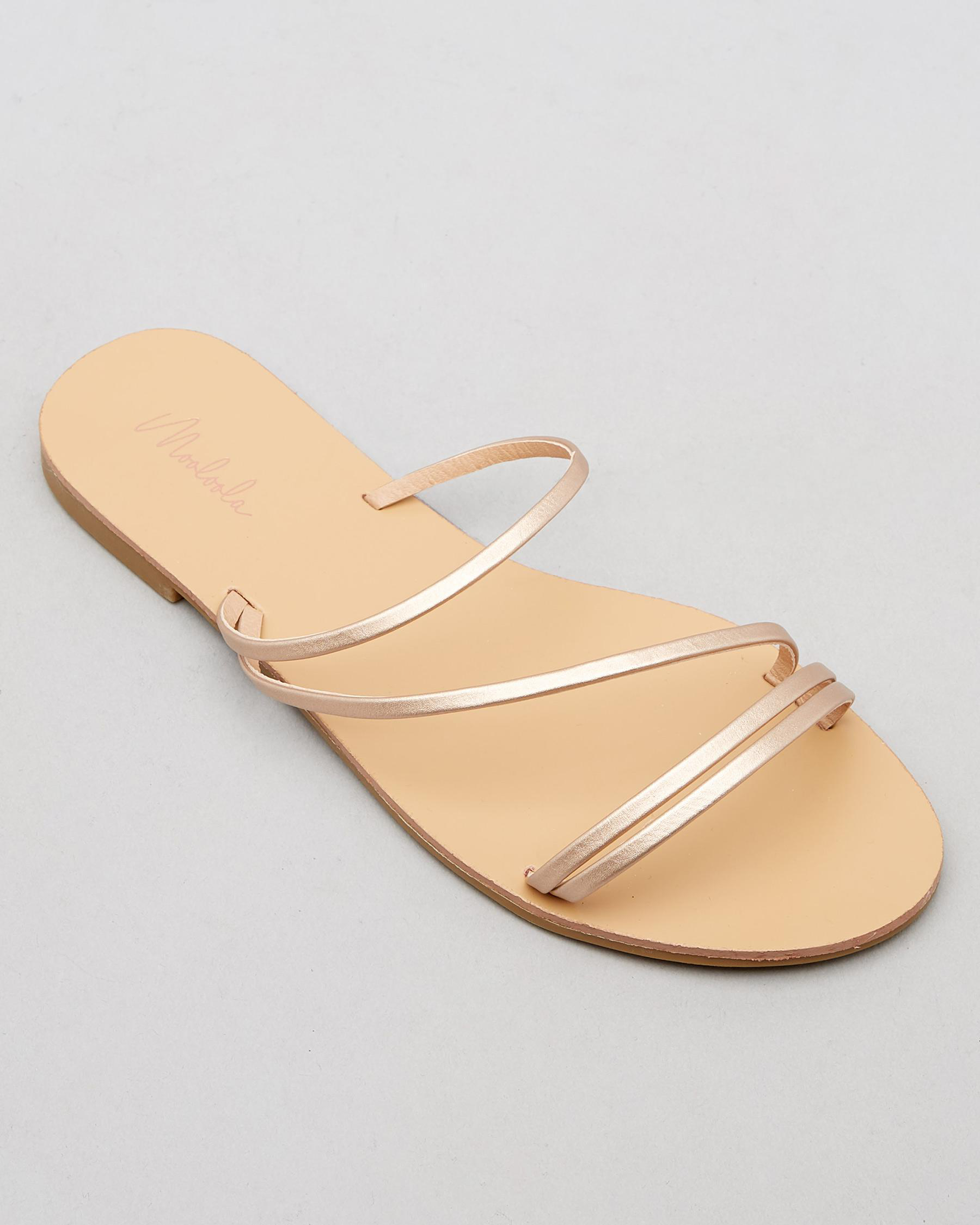 Shop Mooloola Lianna Sandals In Champagne Gold - Fast Shipping & Easy ...