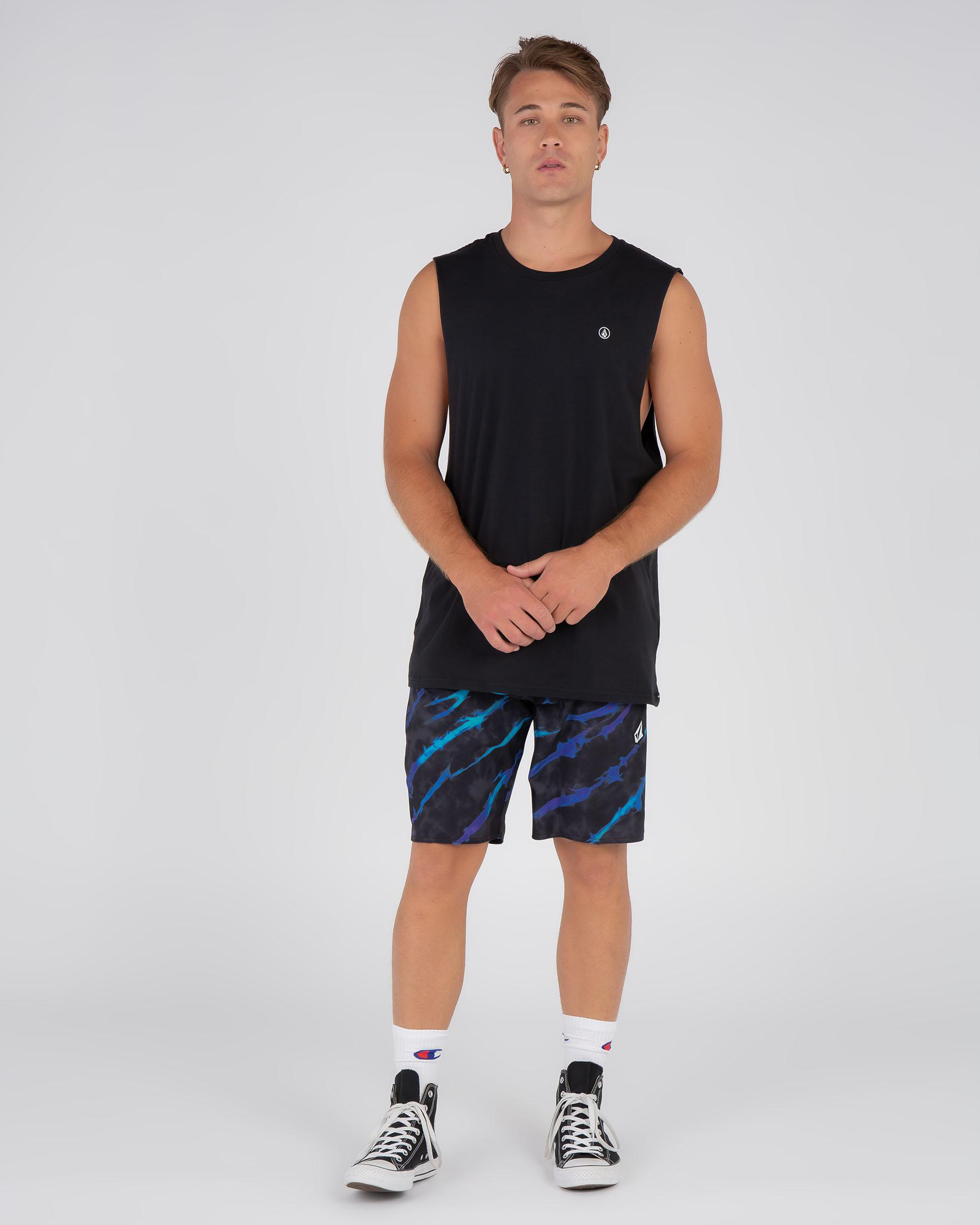 Shop Volcom Solid Muscle Tank In Black - Fast Shipping & Easy Returns ...