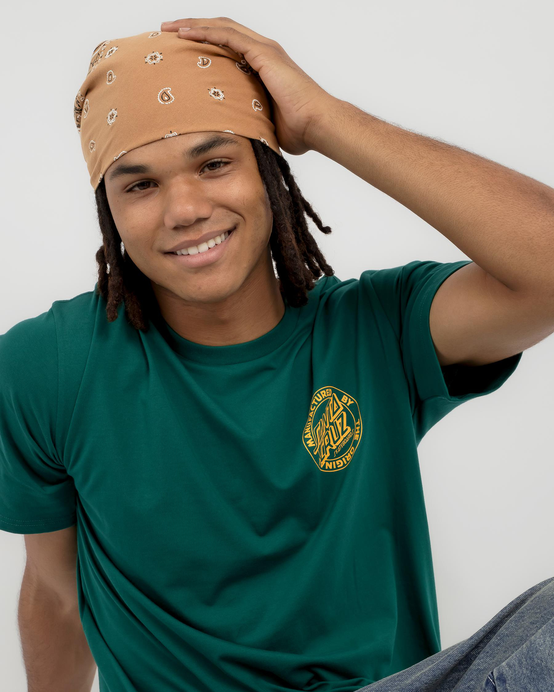 Shop Miscellaneous Basic Bandana In Tan - Fast Shipping & Easy Returns ...