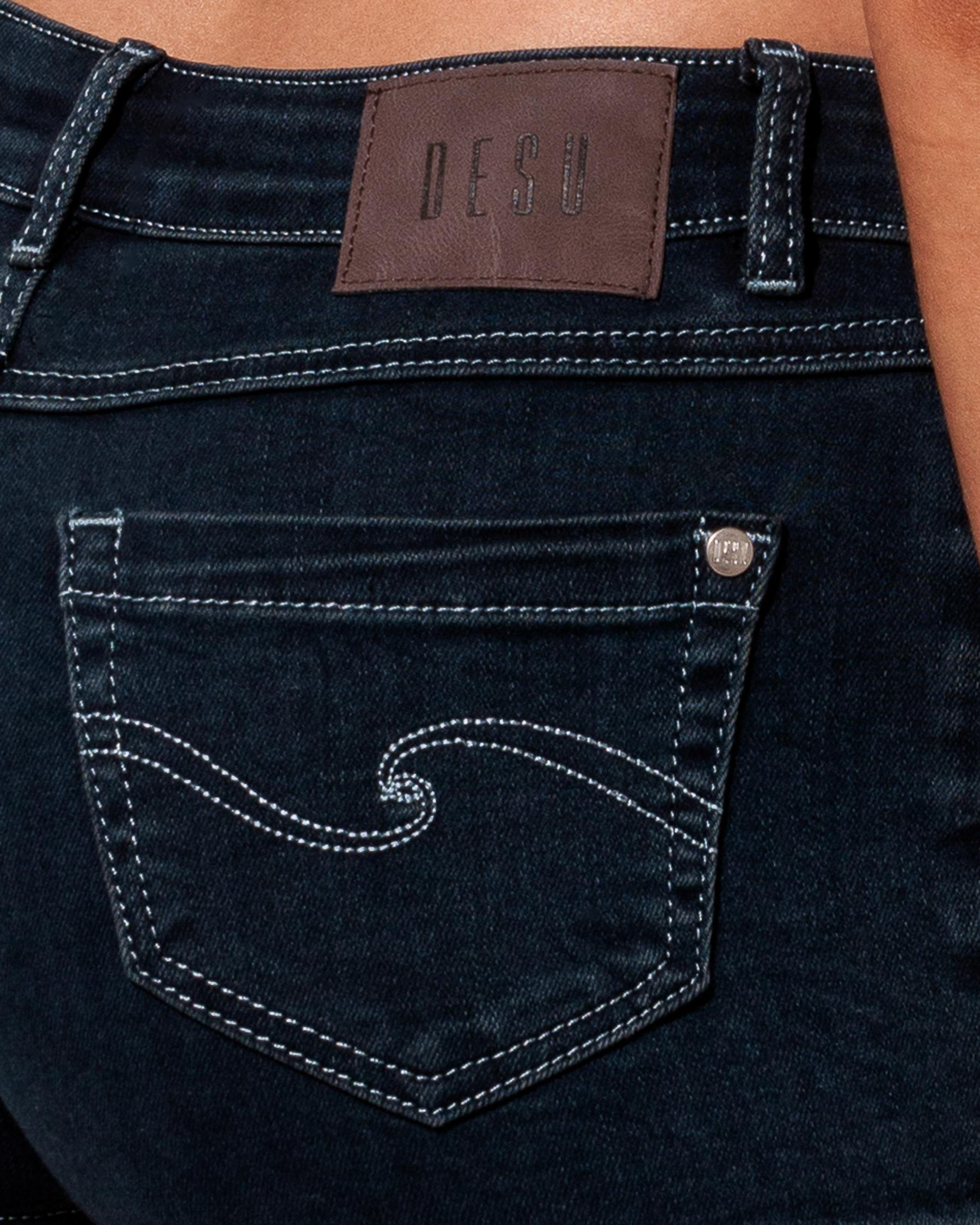 DESU Ariana Micro Denim Shorts In Indigo - FREE* Shipping & Easy ...