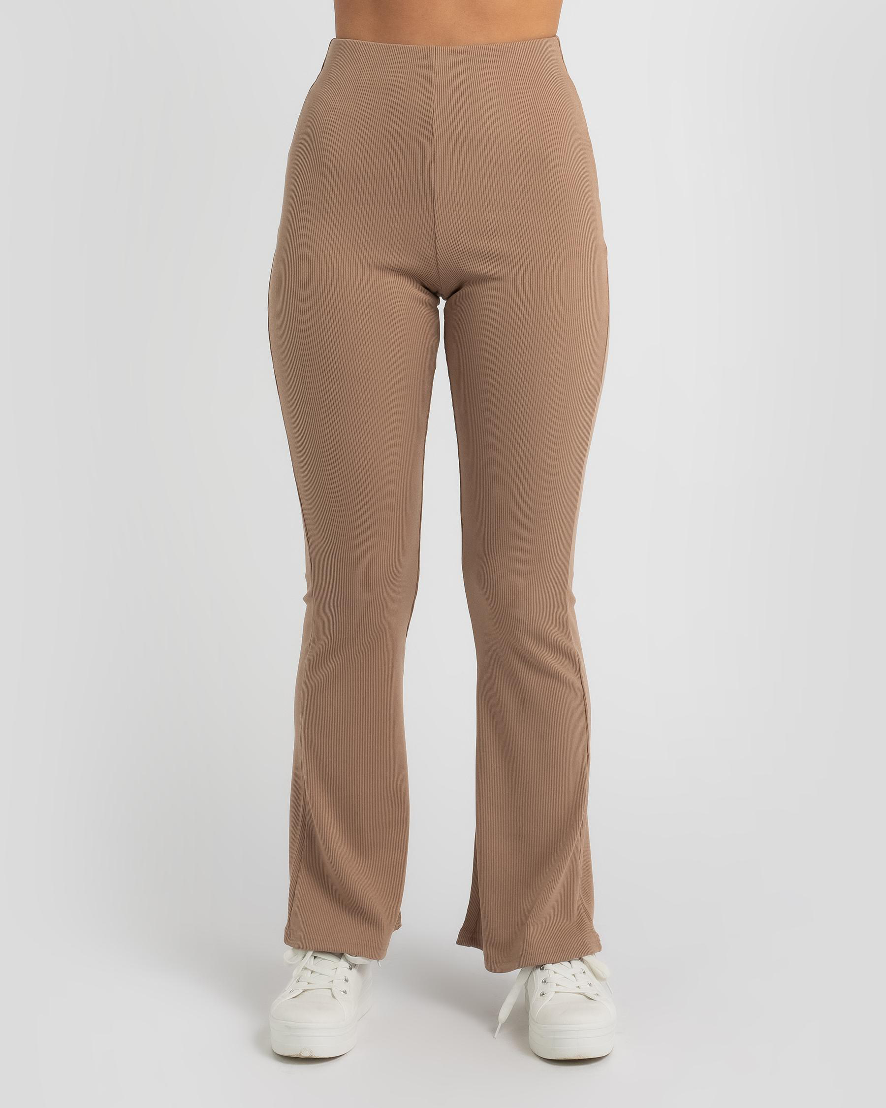 Shop Ava And Ever River Lounge Pants In Chocolate - Fast Shipping ...