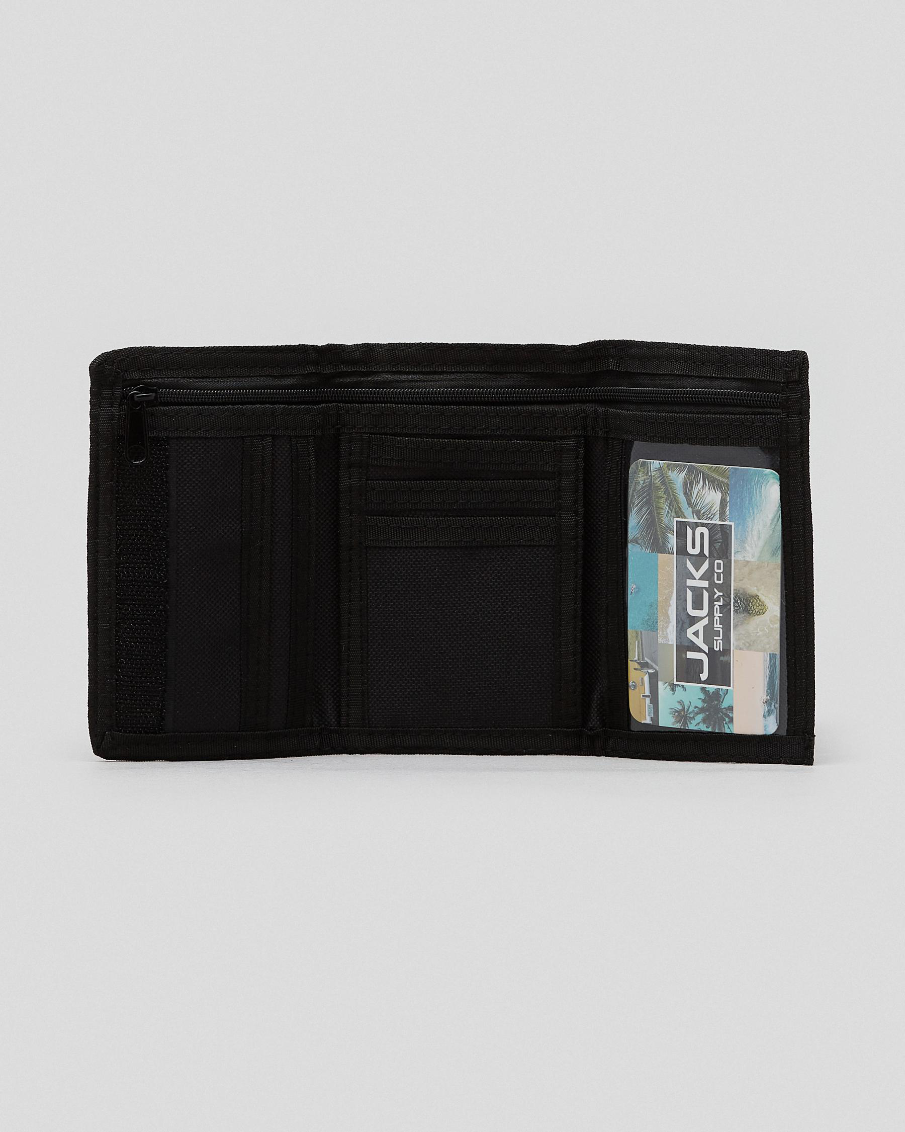 Shop Jacks Evenflow Trifold Wallet In Blue - Fast Shipping & Easy ...