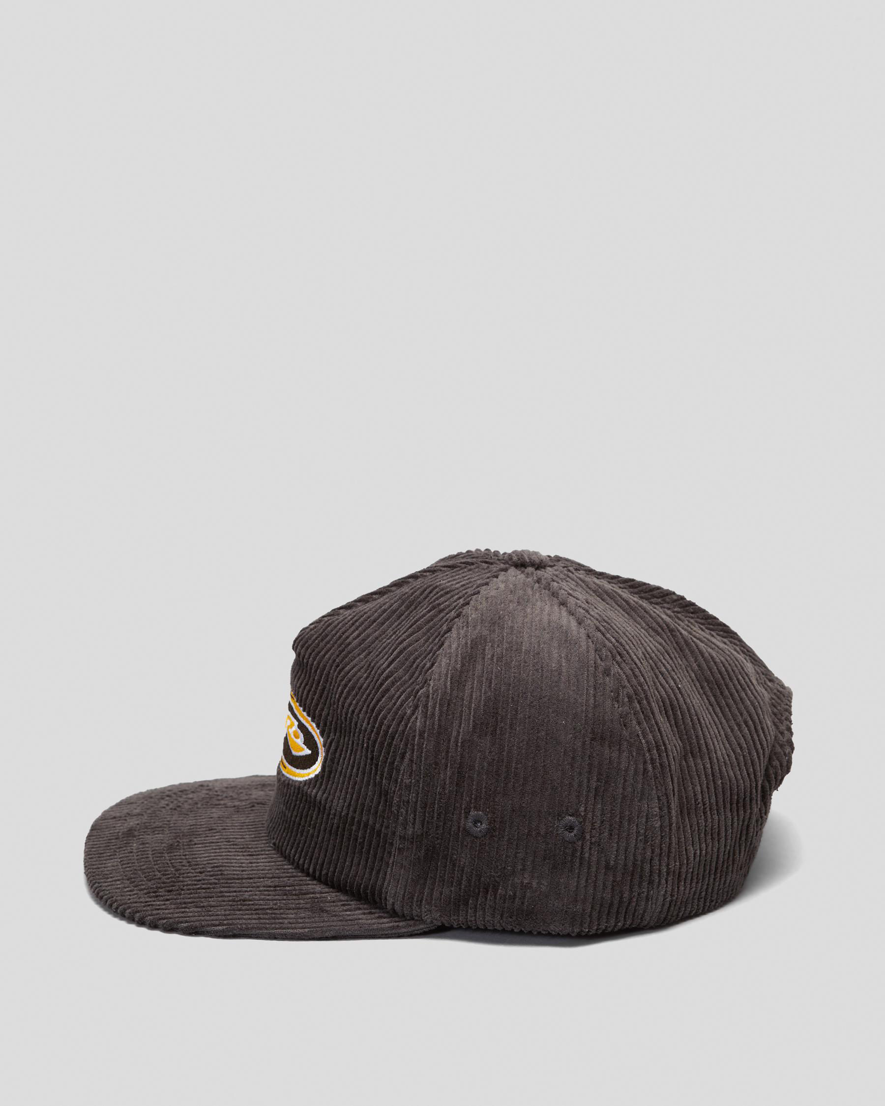 Rusty Speedway Cord Surf Cap In Coal - Fast Shipping & Easy Returns ...