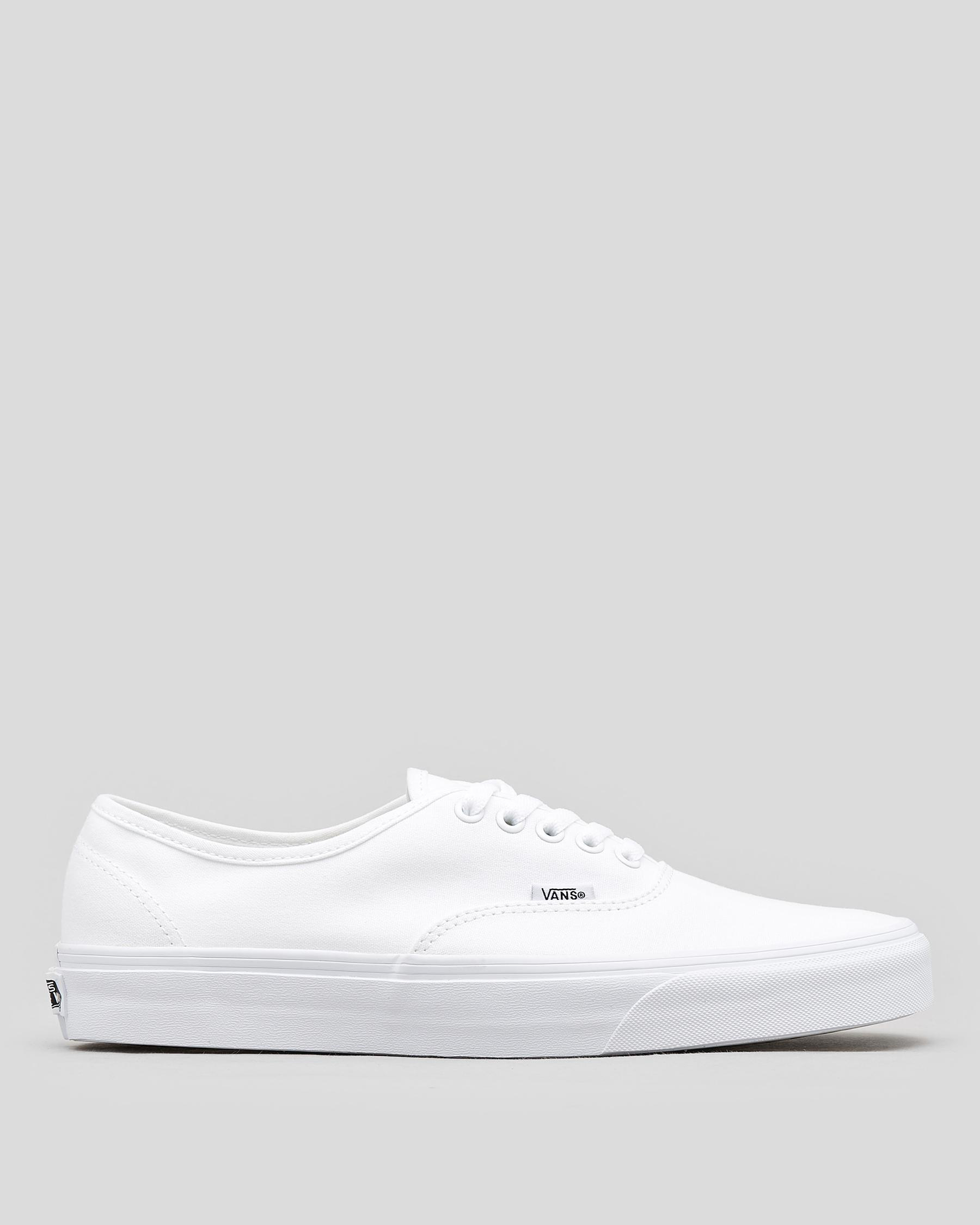 Vans Authentic Shoes In True White - Fast Shipping & Easy Returns ...