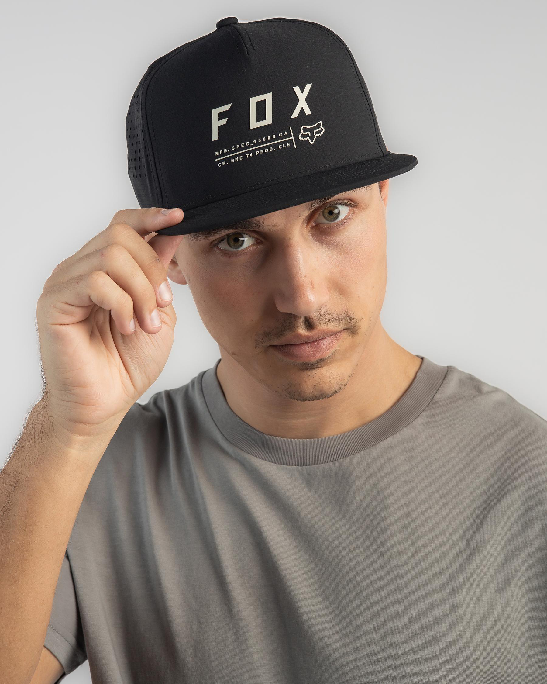 Shop Fox Non Stop Tech Snapback Cap In Black - Fast Shipping & Easy Returns - City Beach Australia
