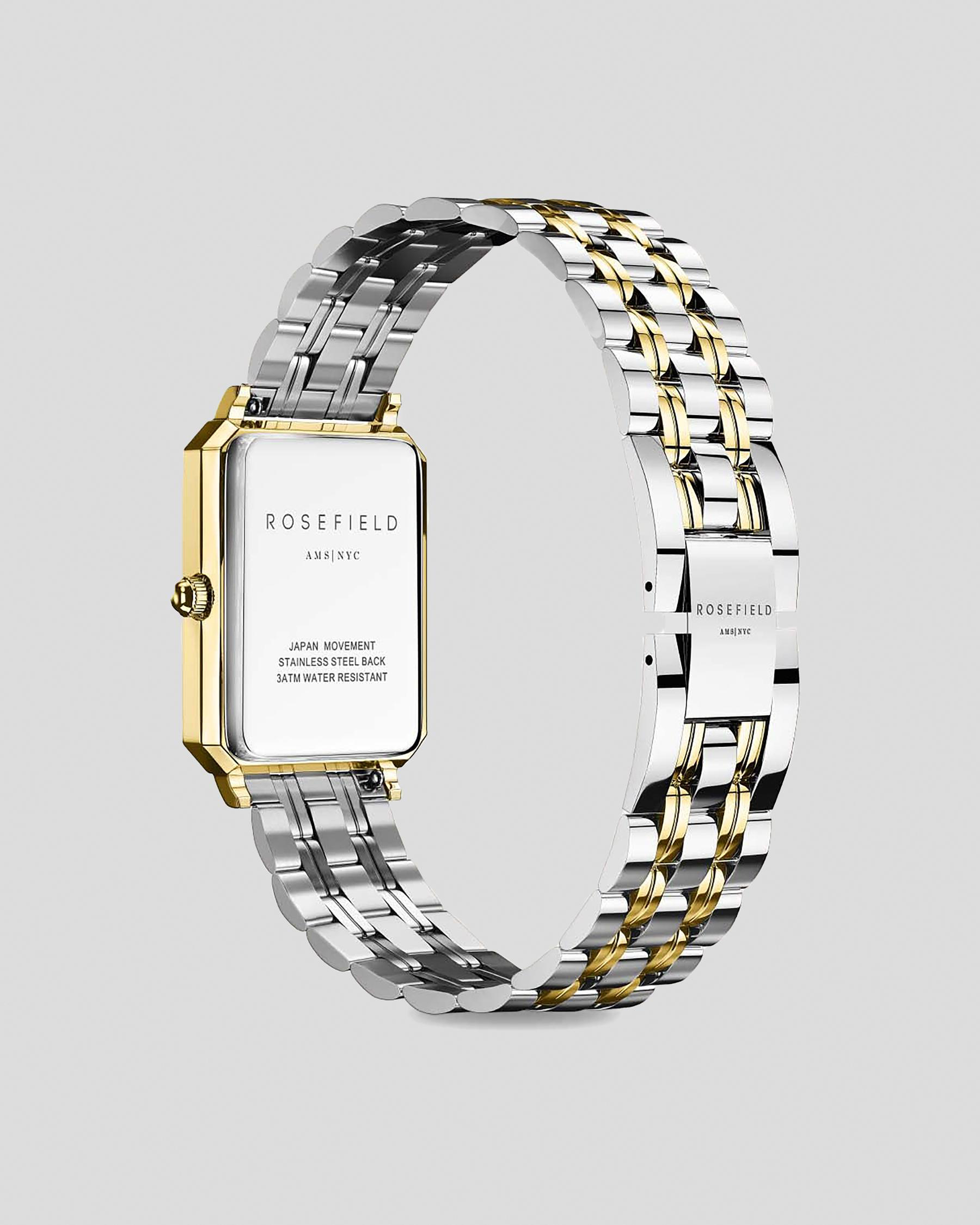 Shop Rosefield Octagon XS Watch In White/silver/gold - Fast Shipping & Easy Returns - City Beach ...