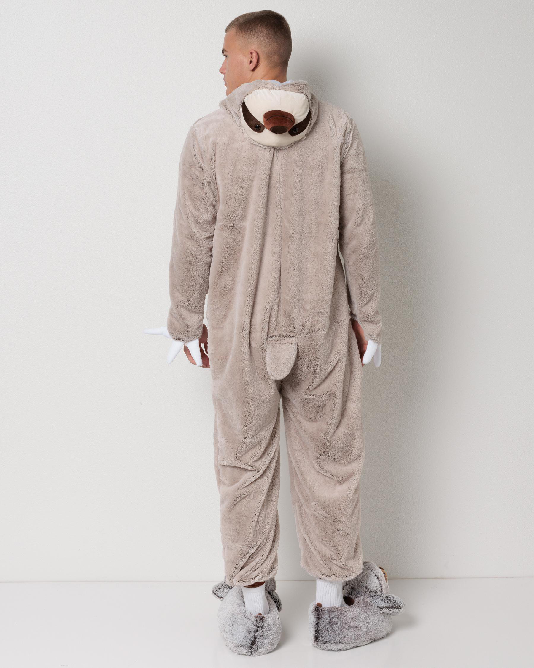 Miscellaneous Sloth Onesie In Grey - FREE* Shipping & Easy Returns ...