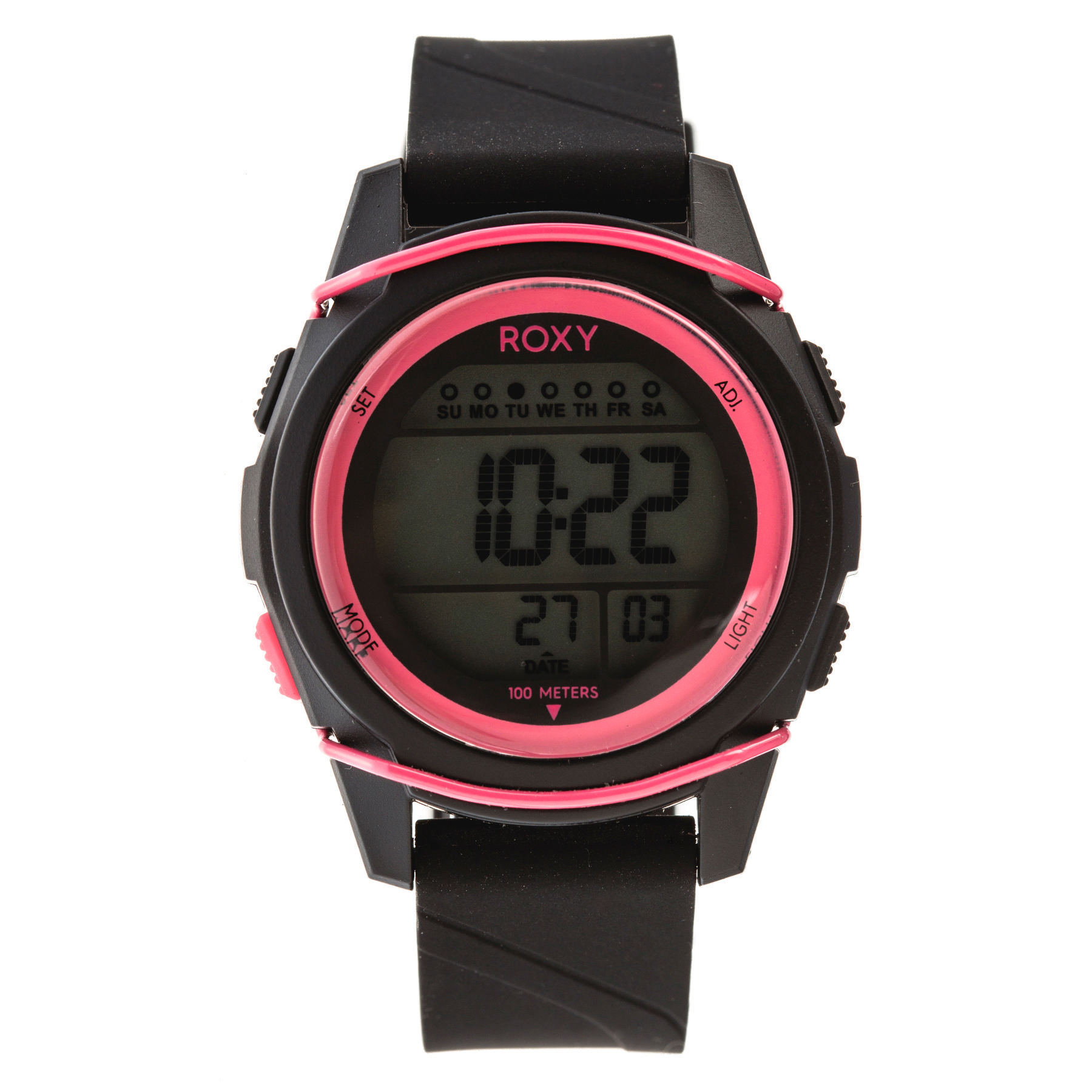 Shop Roxy Kaili Watch In Black/pink/blk - Fast Shipping & Easy Returns ...