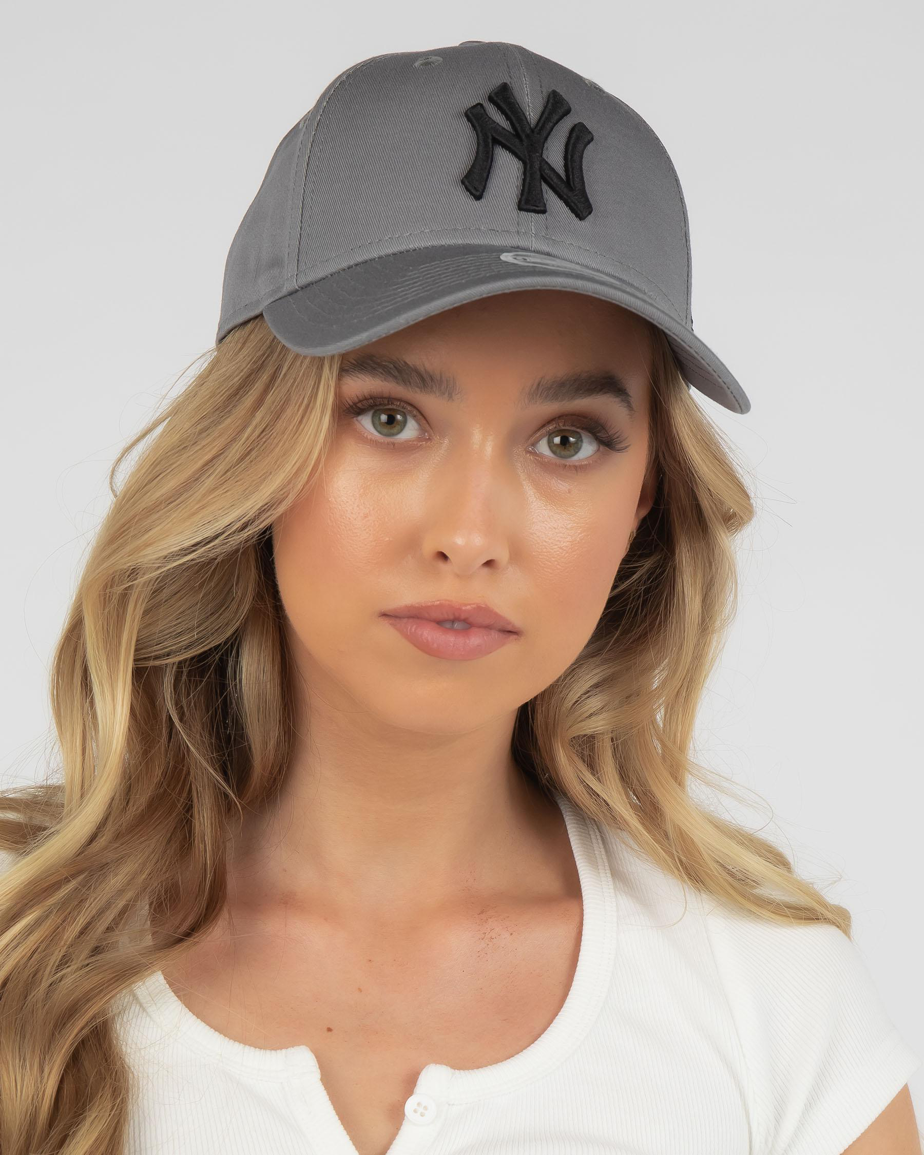 Shop New Era NY Yankees Cap In Charcoal Grey/ Black - Fast Shipping ...
