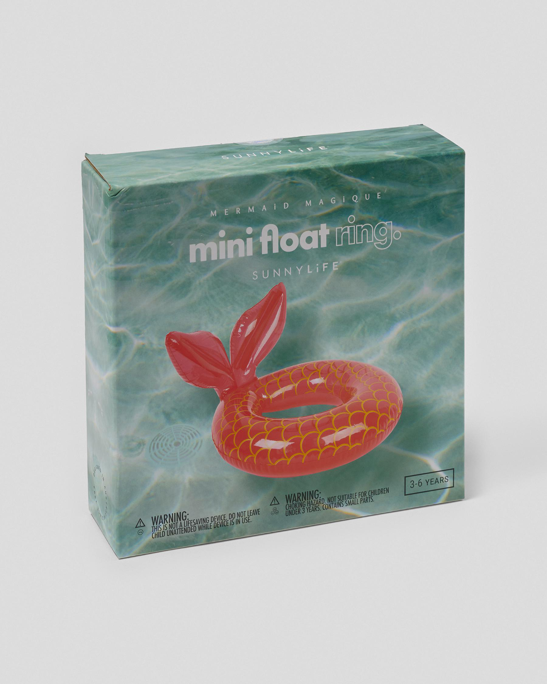 Shop Sunnylife Mermaid Luxe Inflatable Pool Ring In Rose Gold - Fast ...