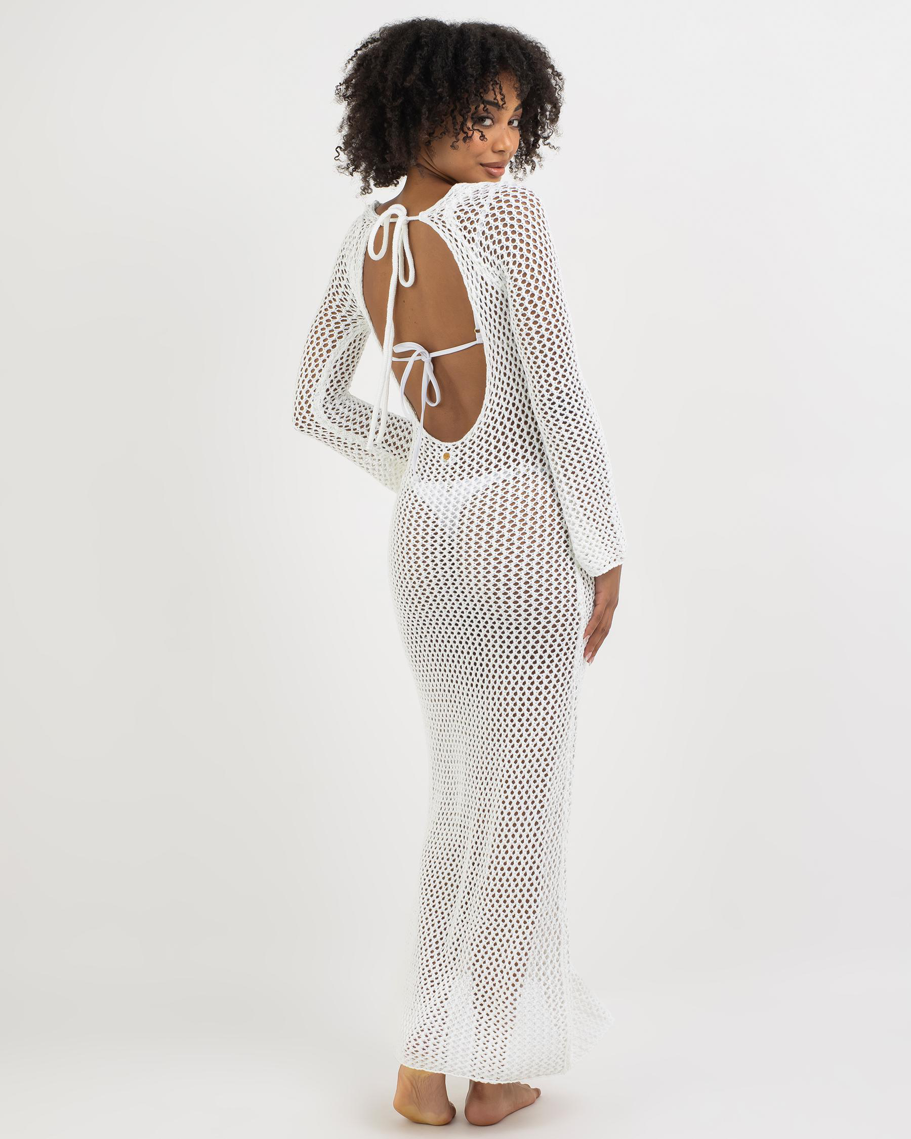 Shop Kaiami Spellbound Crochet Cover Up In White - Fast Shipping & Easy Returns - City Beach ...